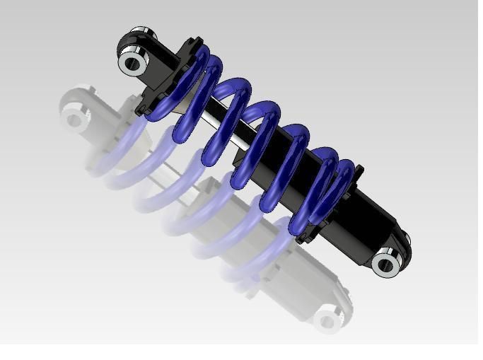 Rear Shock free 3D model | CGTrader