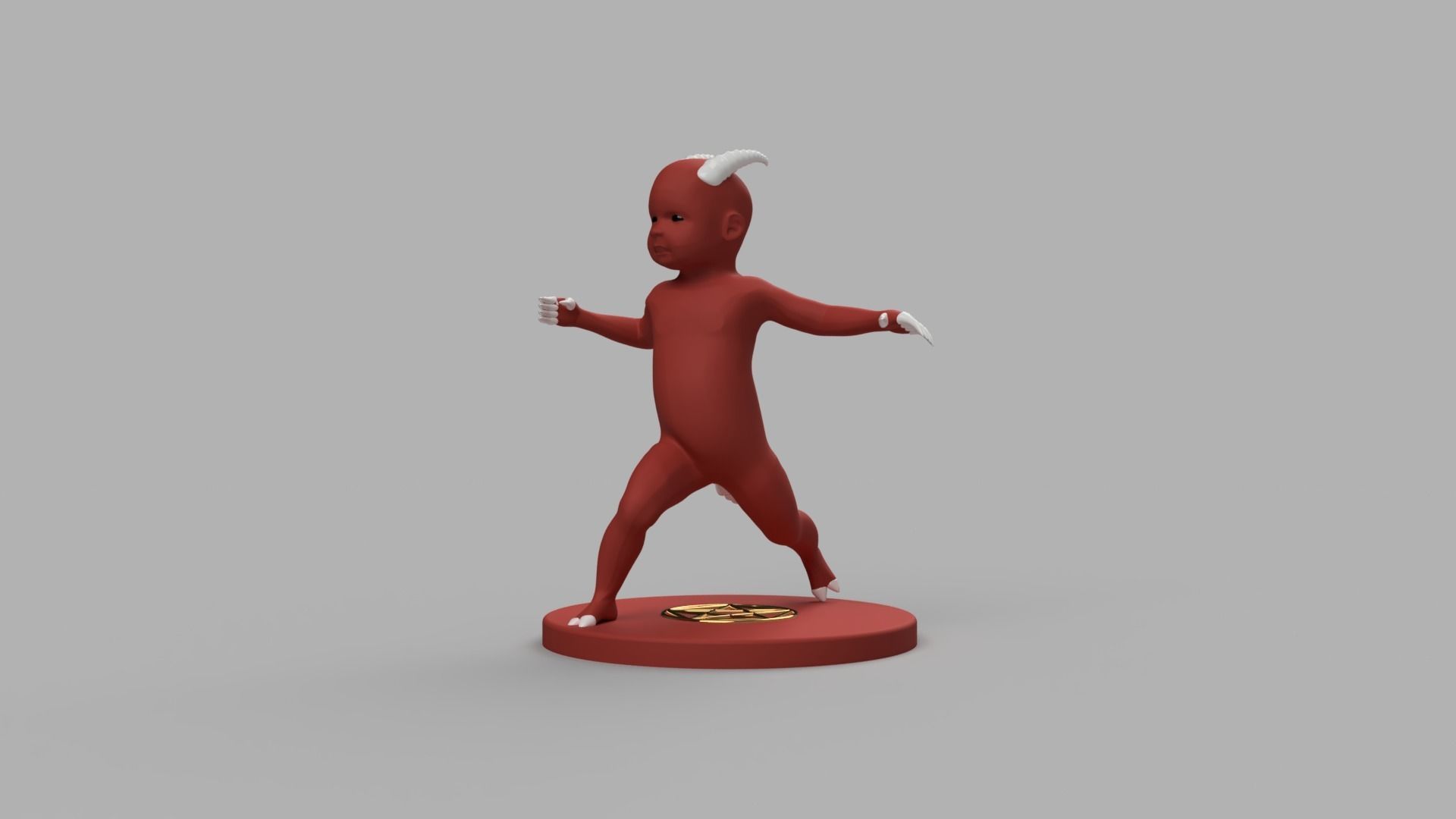Demon Child 3D model 3D printable | CGTrader
