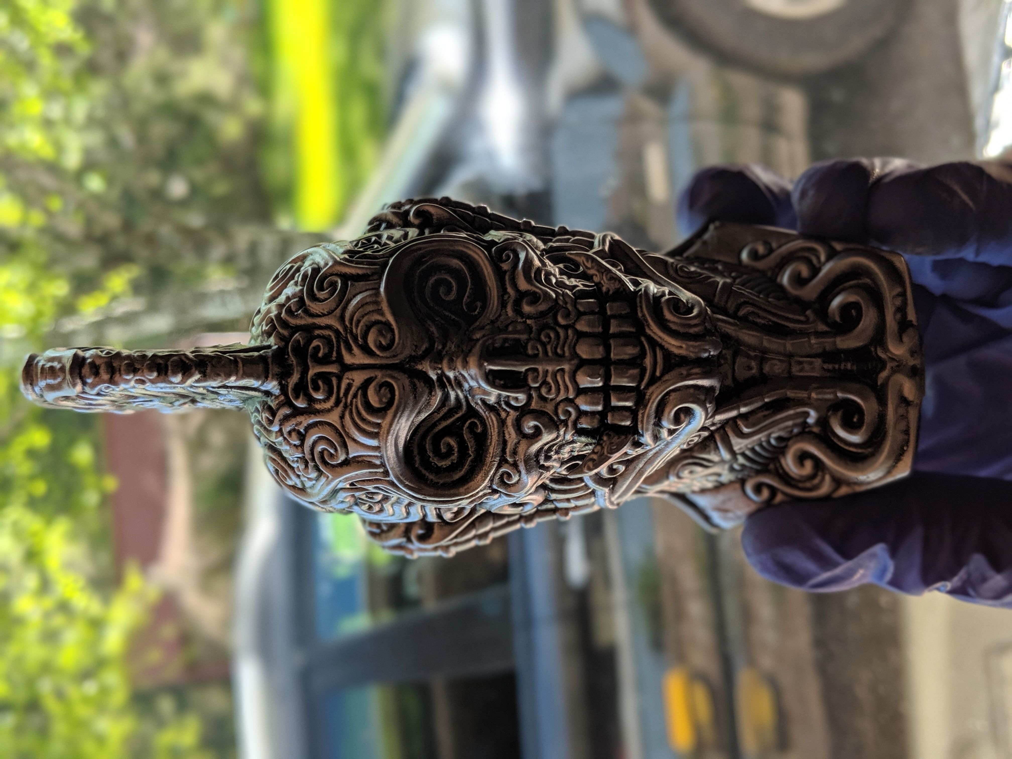 mohawk skull 3D model 3D printable | CGTrader