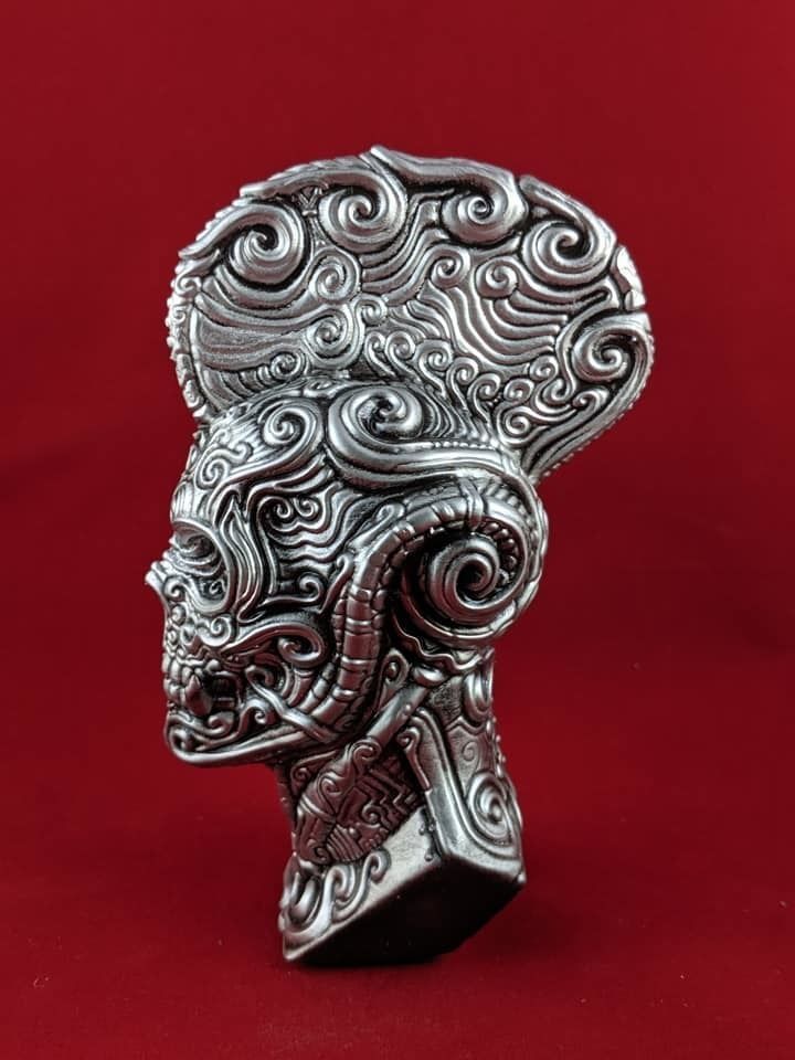 mohawk skull 3D model 3D printable | CGTrader