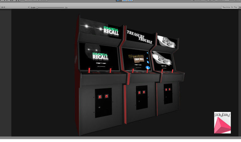 3D model Low-poly Arcade Cabinet VR / AR / low-poly | CGTrader