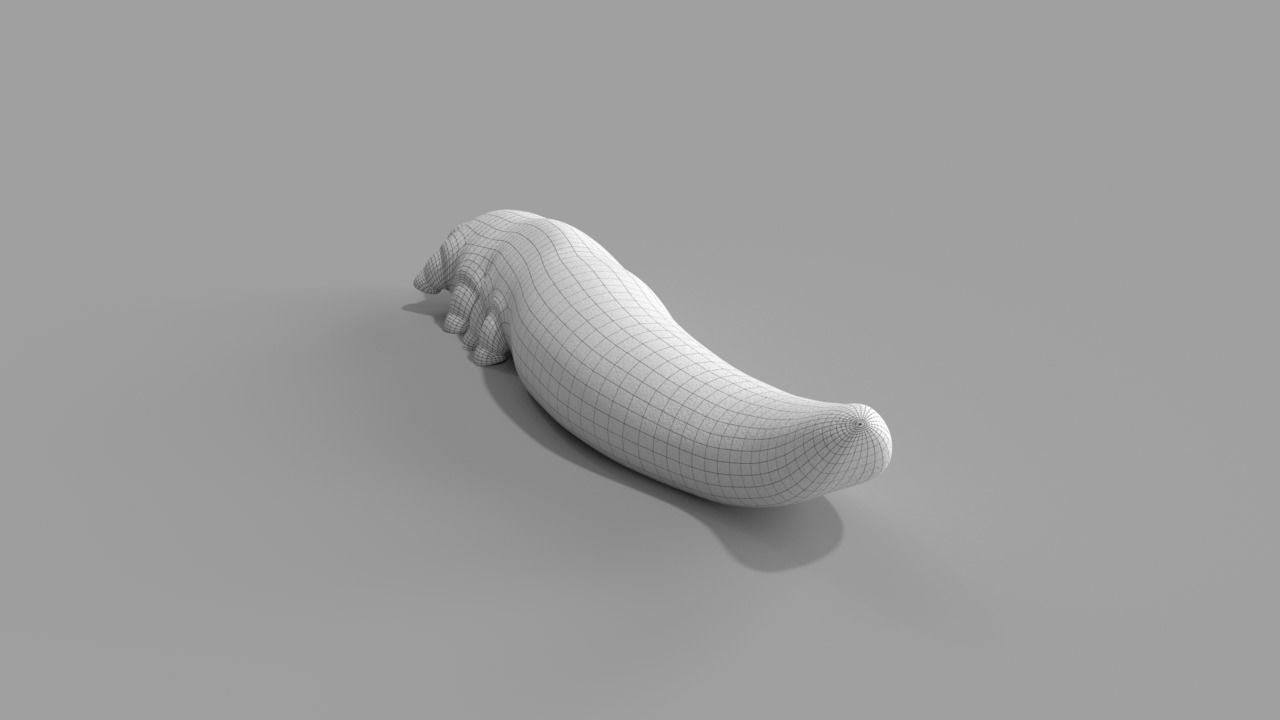 demodex bug maggot rig 3D model rigged | CGTrader