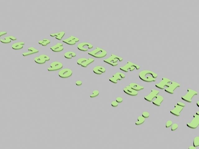 3D model 3D Alphabet Pack VR / AR / low-poly | CGTrader