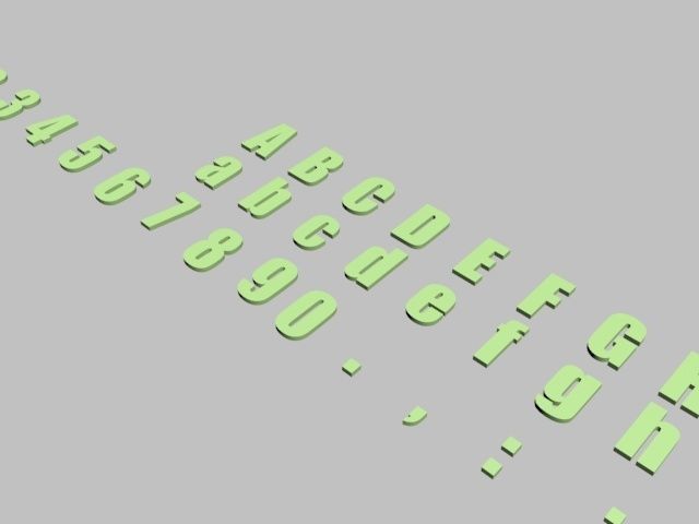 3D model 3D Alphabet Pack VR / AR / low-poly | CGTrader