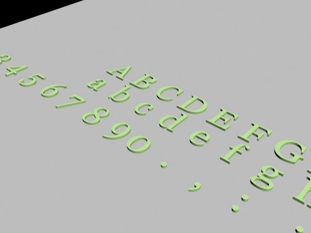 3D model 3D Alphabet Pack VR / AR / low-poly | CGTrader