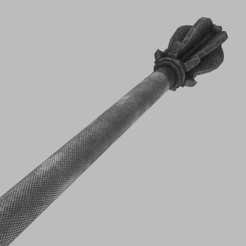 Indian mace 3D model | CGTrader
