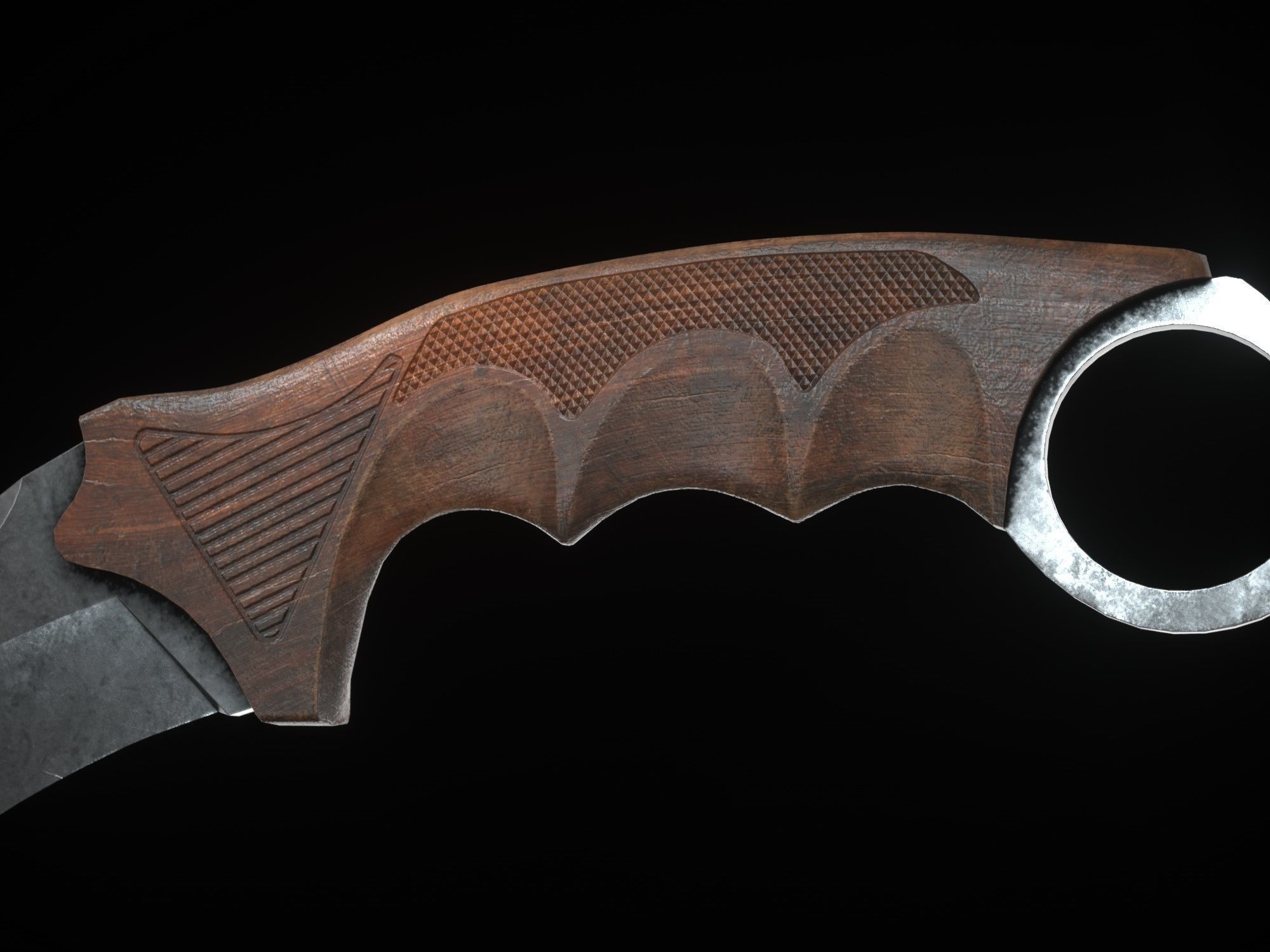 3D model 3D Karambit - 6 COLORS VR / AR / low-poly | CGTrader