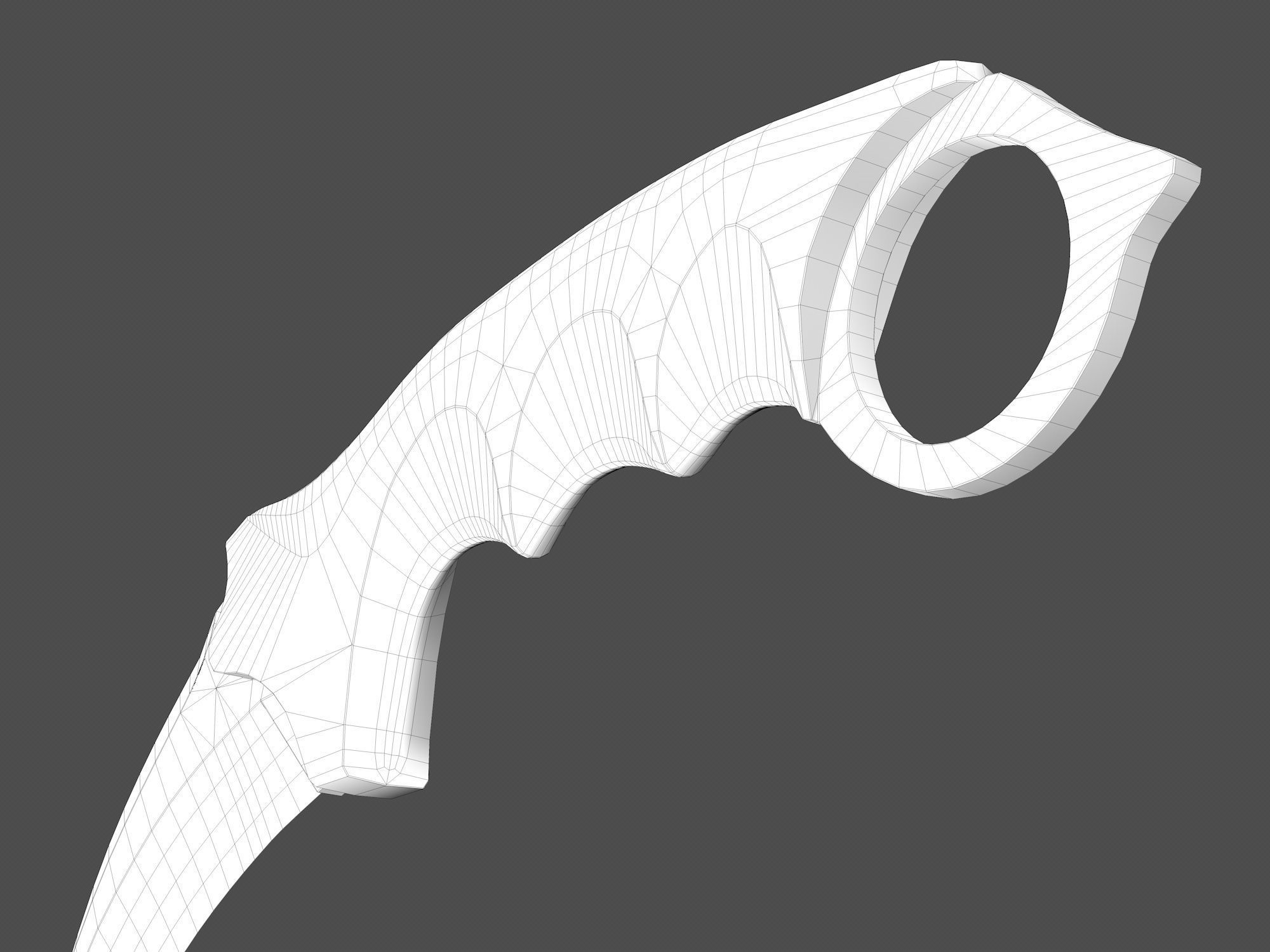 3D model 3D Karambit - 6 COLORS VR / AR / low-poly | CGTrader