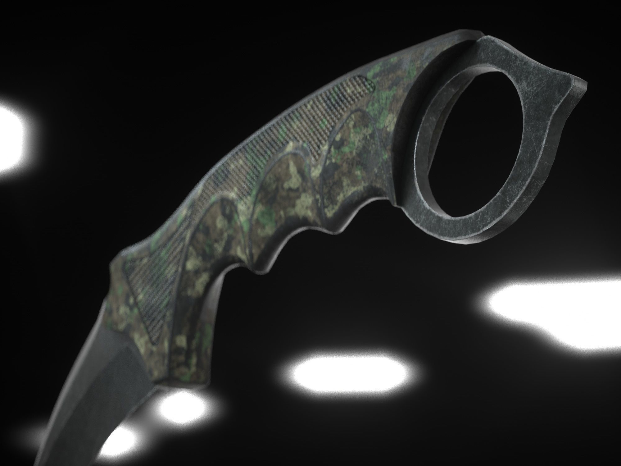 3D model 3D Karambit - 6 COLORS VR / AR / low-poly | CGTrader
