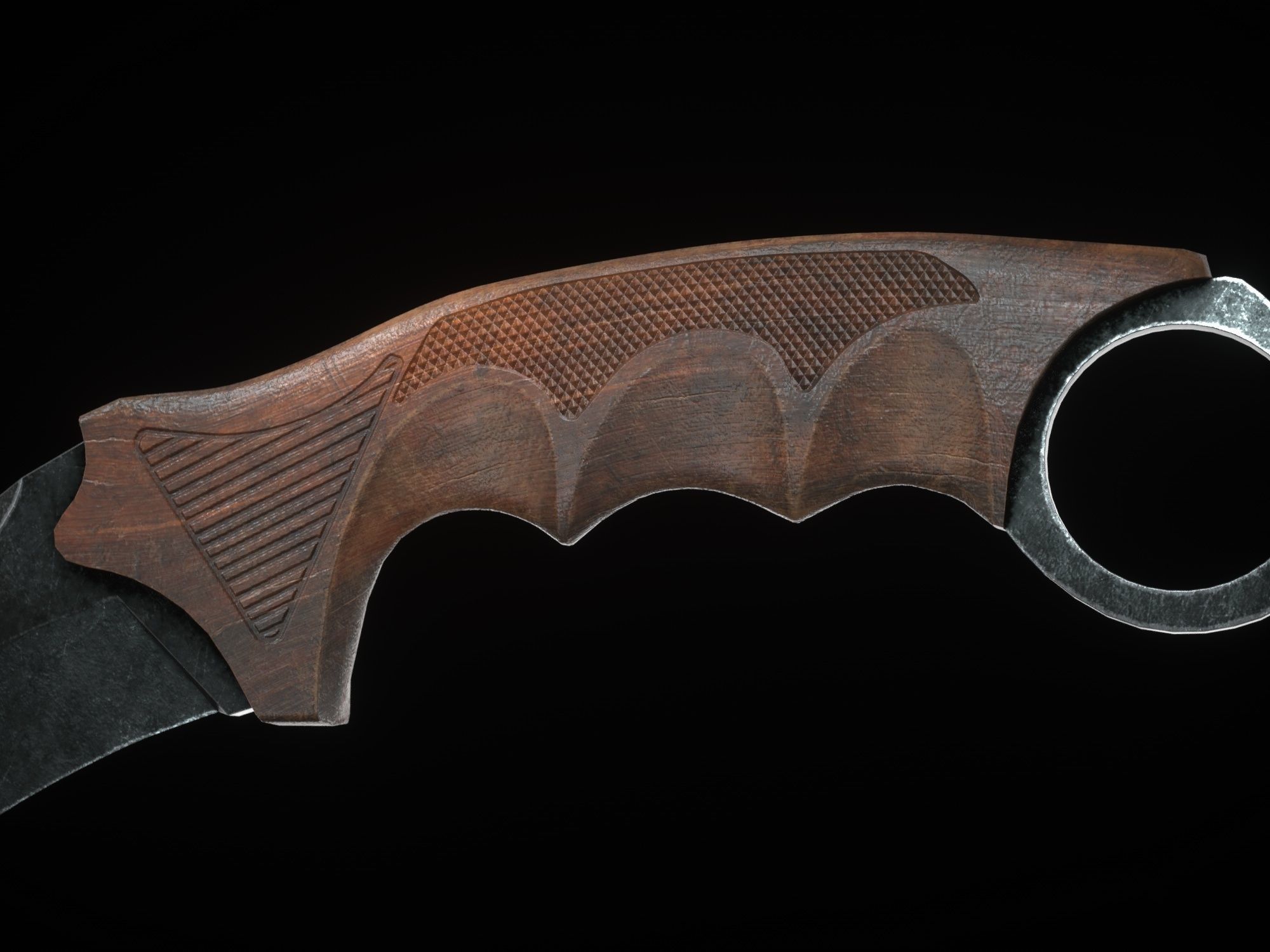 3D model 3D Karambit - 6 COLORS VR / AR / low-poly | CGTrader