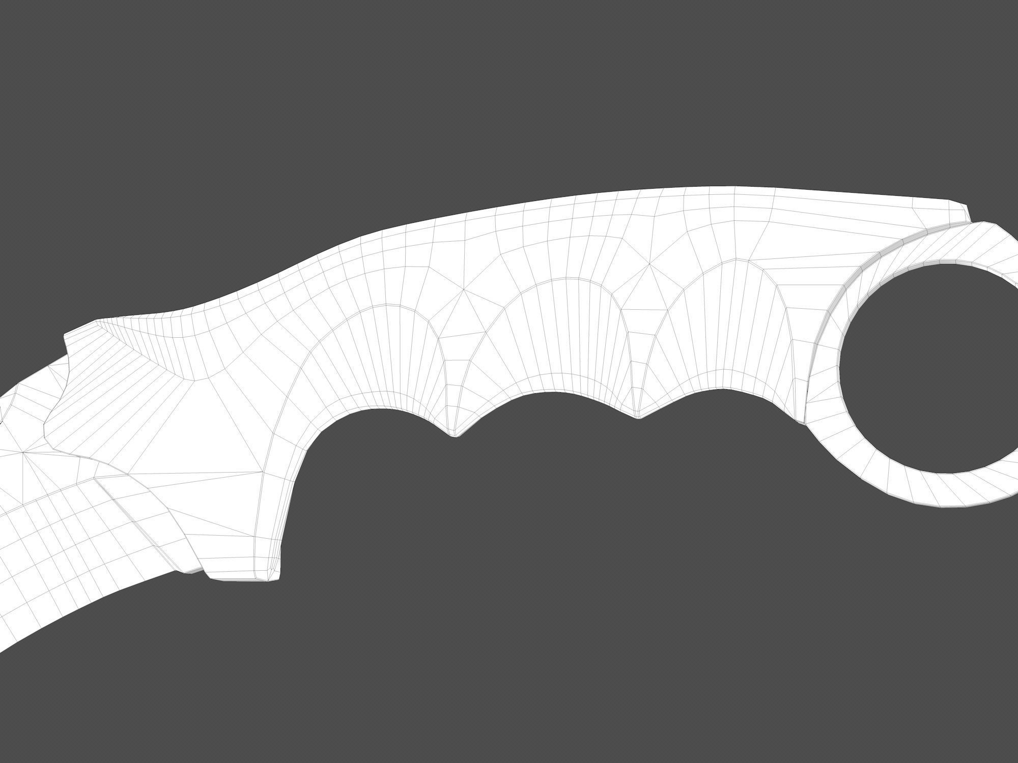 3D model 3D Karambit - 6 COLORS VR / AR / low-poly | CGTrader