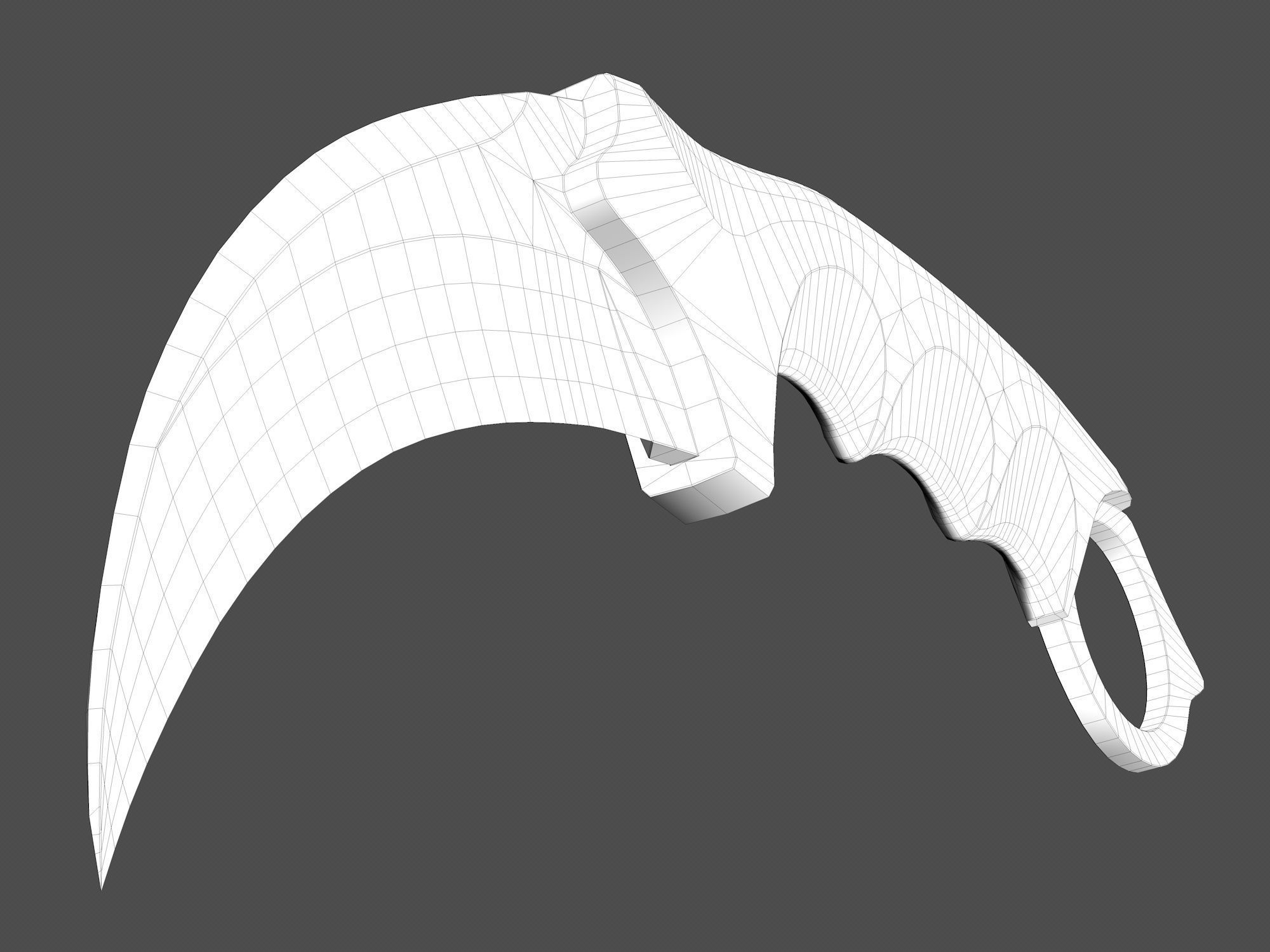 3D model 3D Karambit - 6 COLORS VR / AR / low-poly | CGTrader