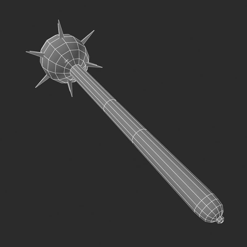 Morgenstern mace 3D model | CGTrader