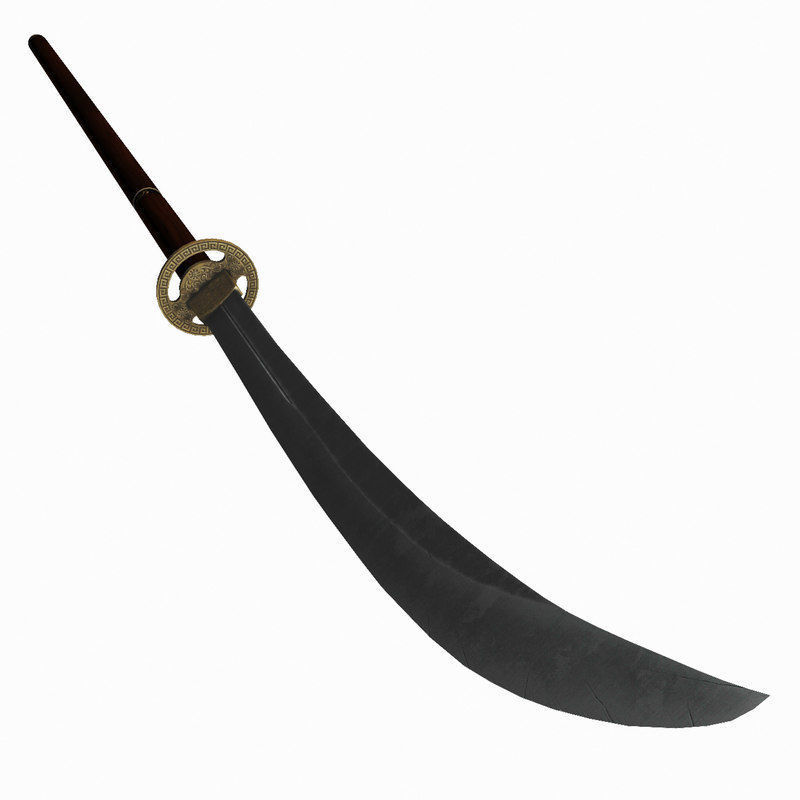 Naginata spear 3D model | CGTrader