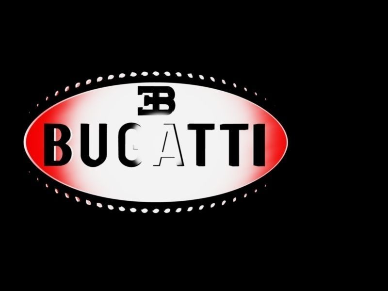 Bugatti Logo free 3D model | CGTrader