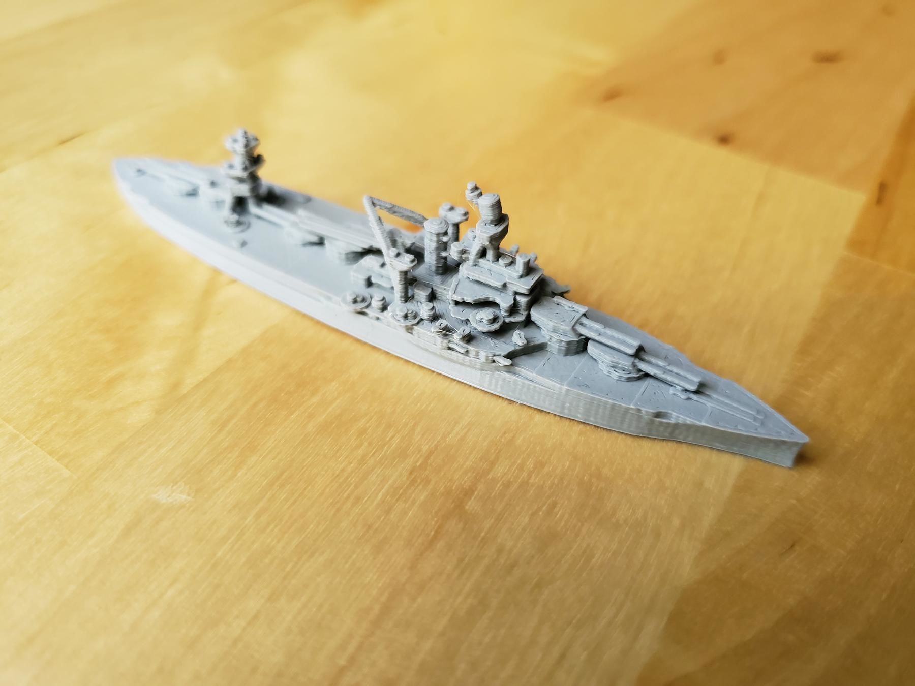 US Wyoming Class Battleship 3D model 3D printable | CGTrader