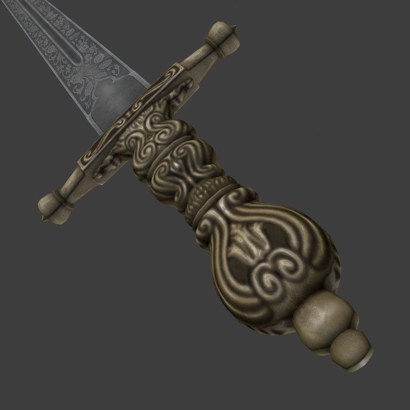 Scottish dagger 3D model | CGTrader