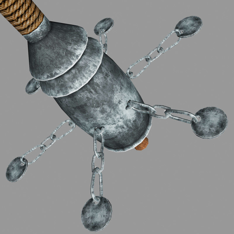 Turkish mace 3D model | CGTrader