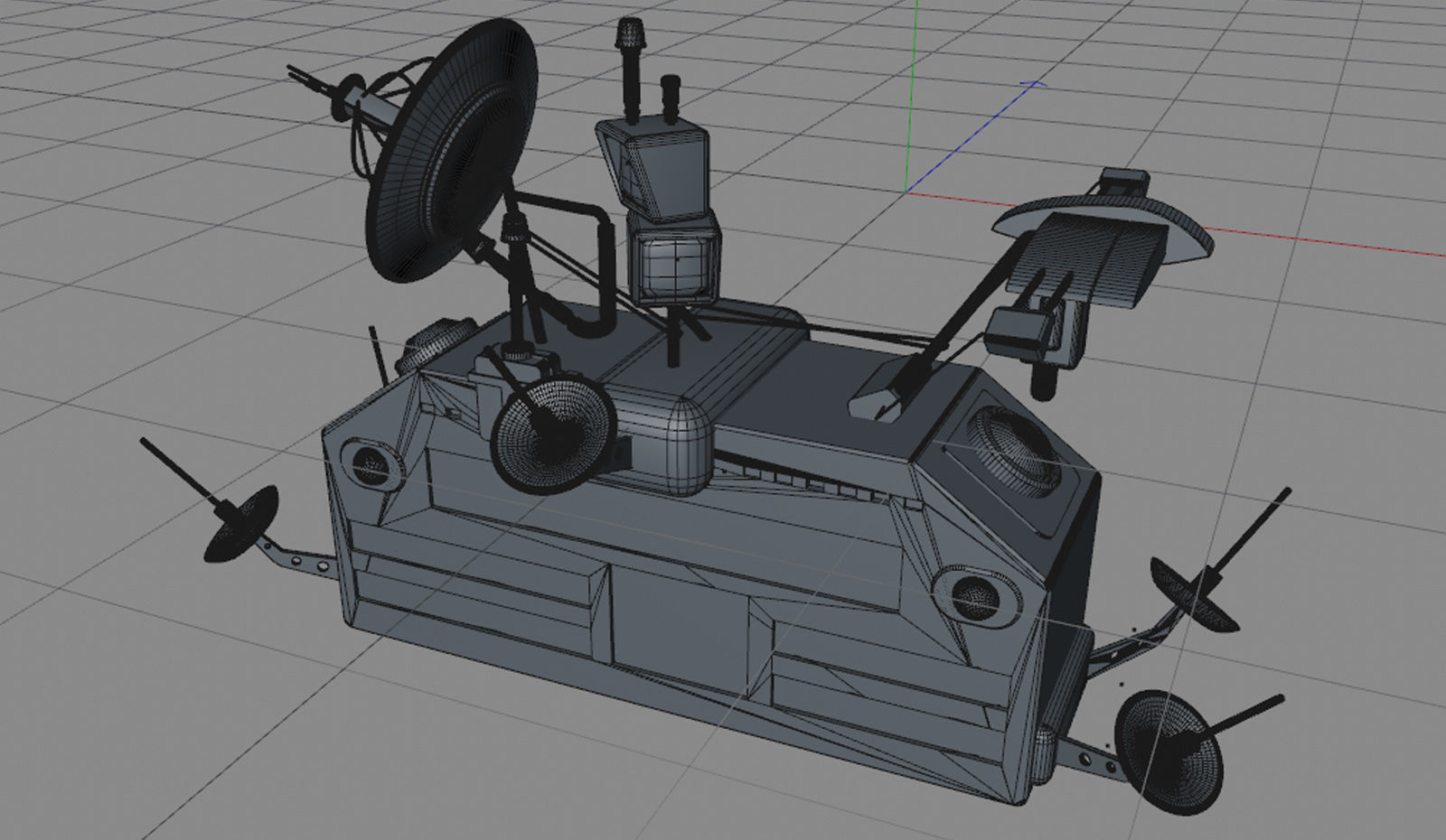 Skyway Condition Weather Station 3D model | CGTrader