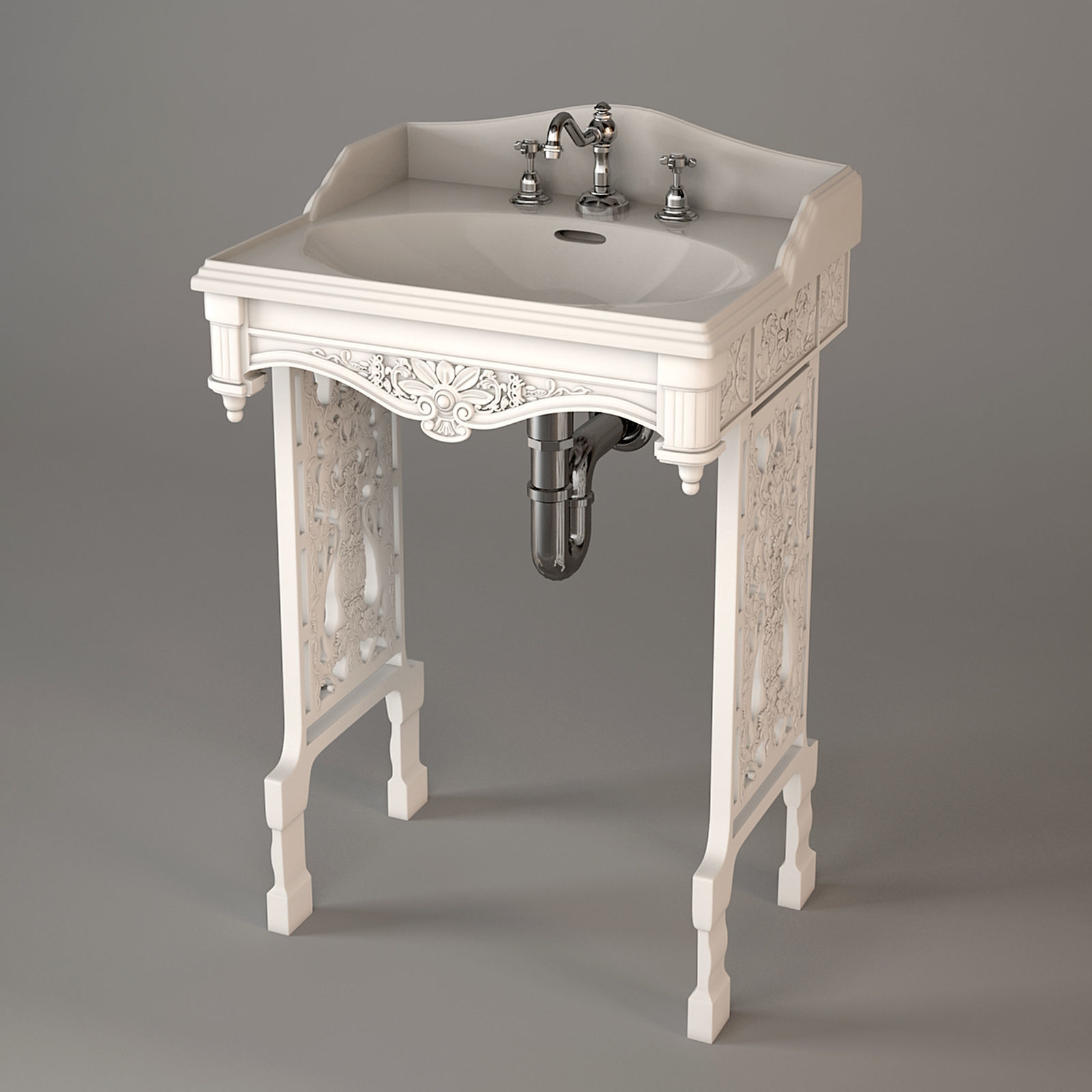 DEVON DEVON Angel Washstand free 3D model | CGTrader