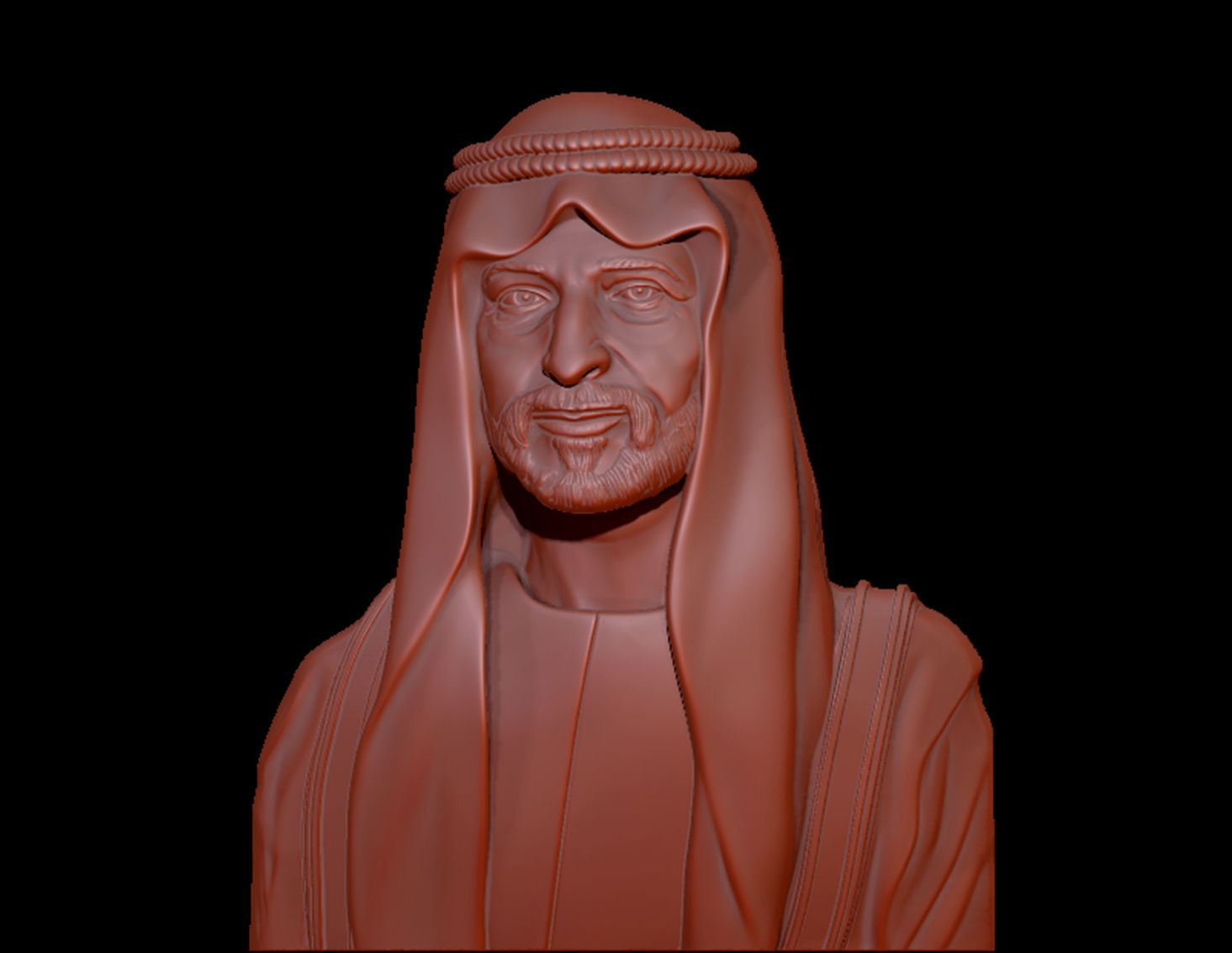 Bust Sheikh 3D model 3D printable | CGTrader