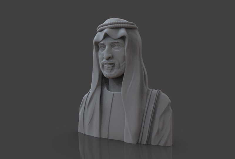 Bust Sheikh 3D model 3D printable | CGTrader