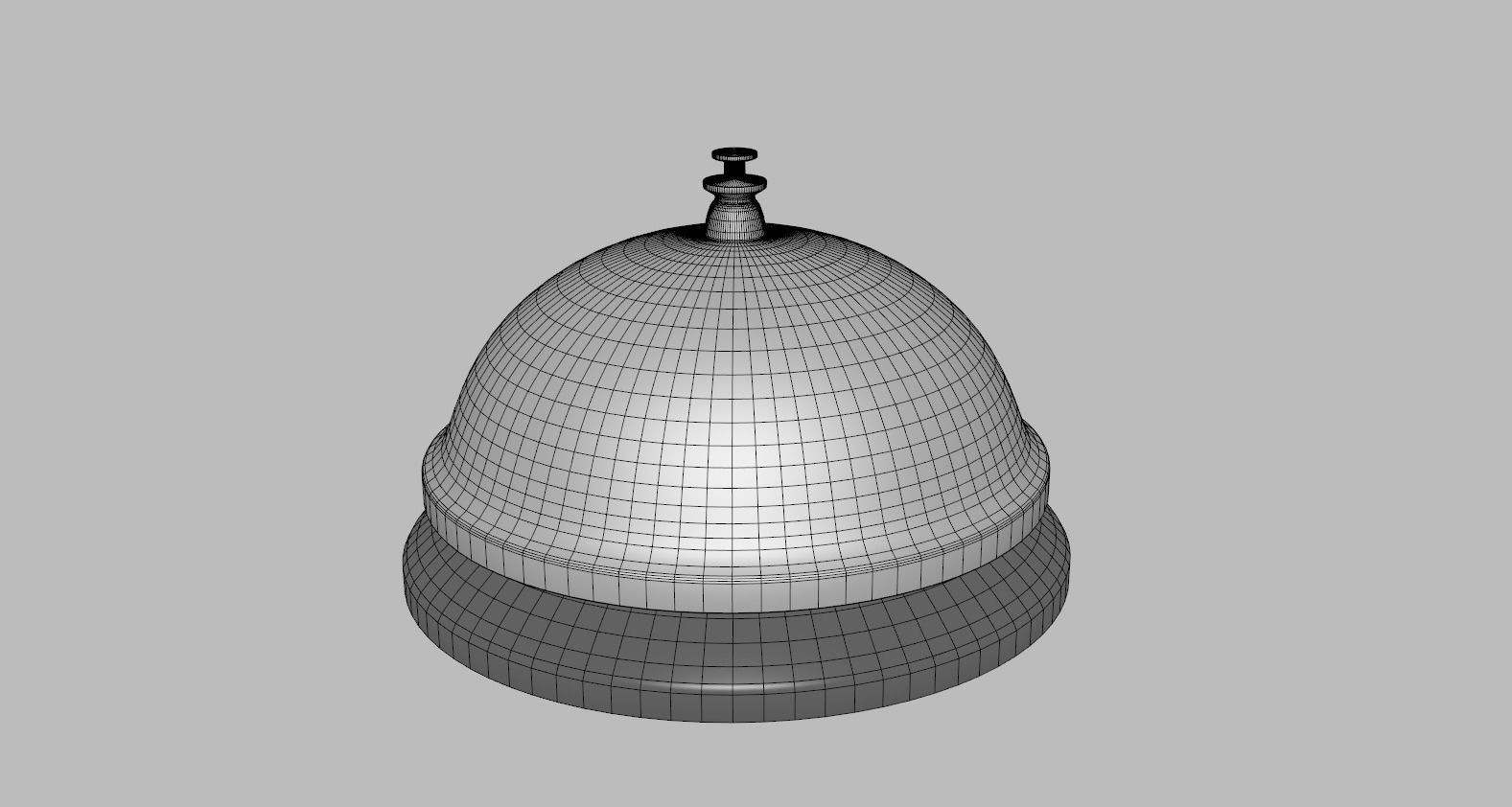 Hotel Reception Desk Bell 3D model | CGTrader
