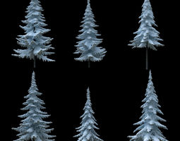 Snow tree 3D Models | CGTrader