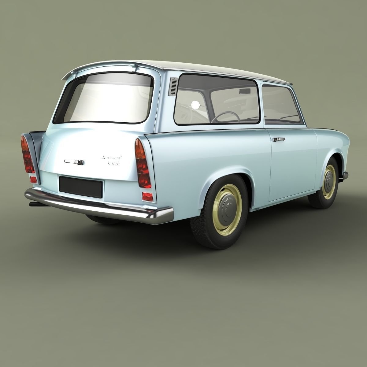 Trabant 601 Kombi 3D model | CGTrader