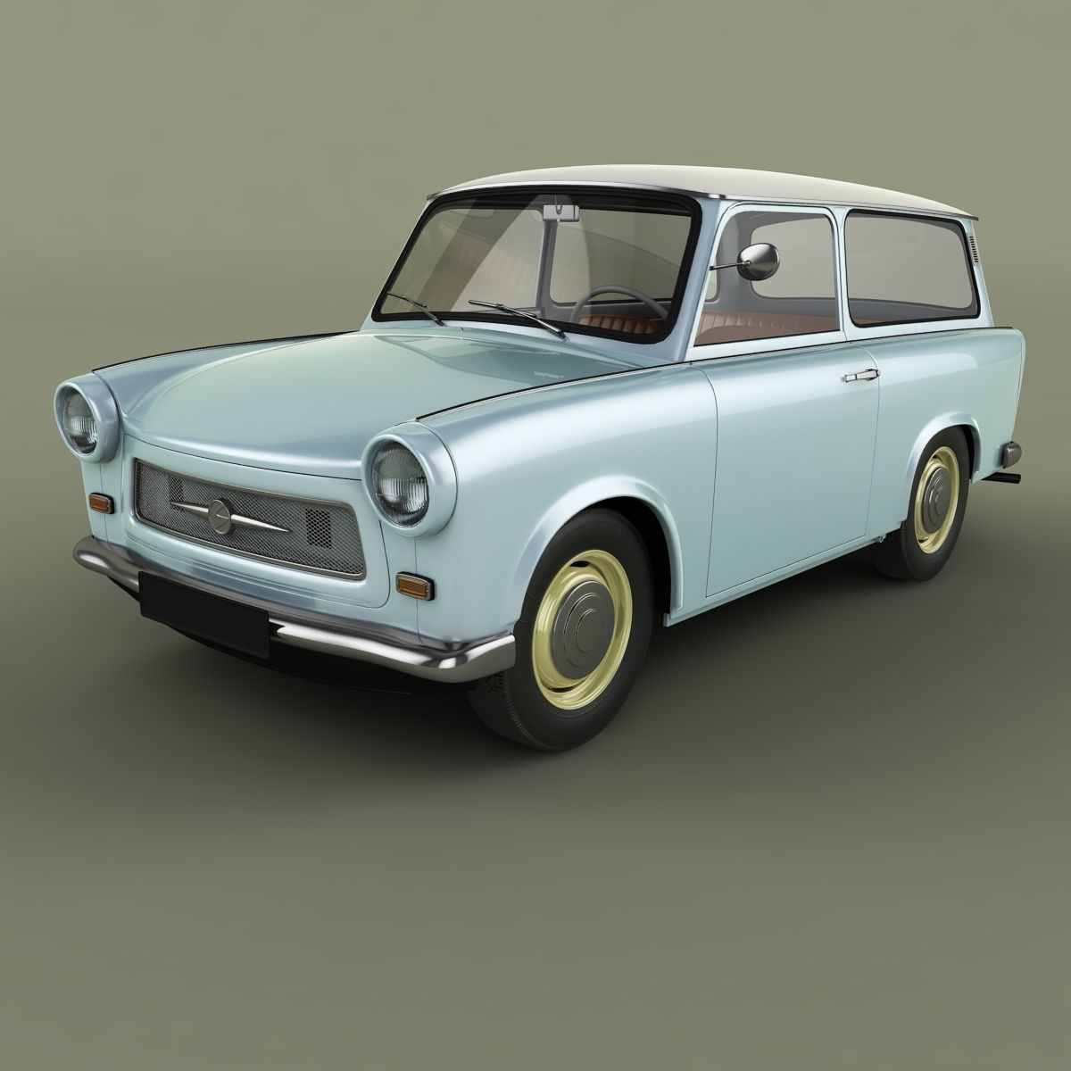 Trabant 601 Kombi 3D model | CGTrader