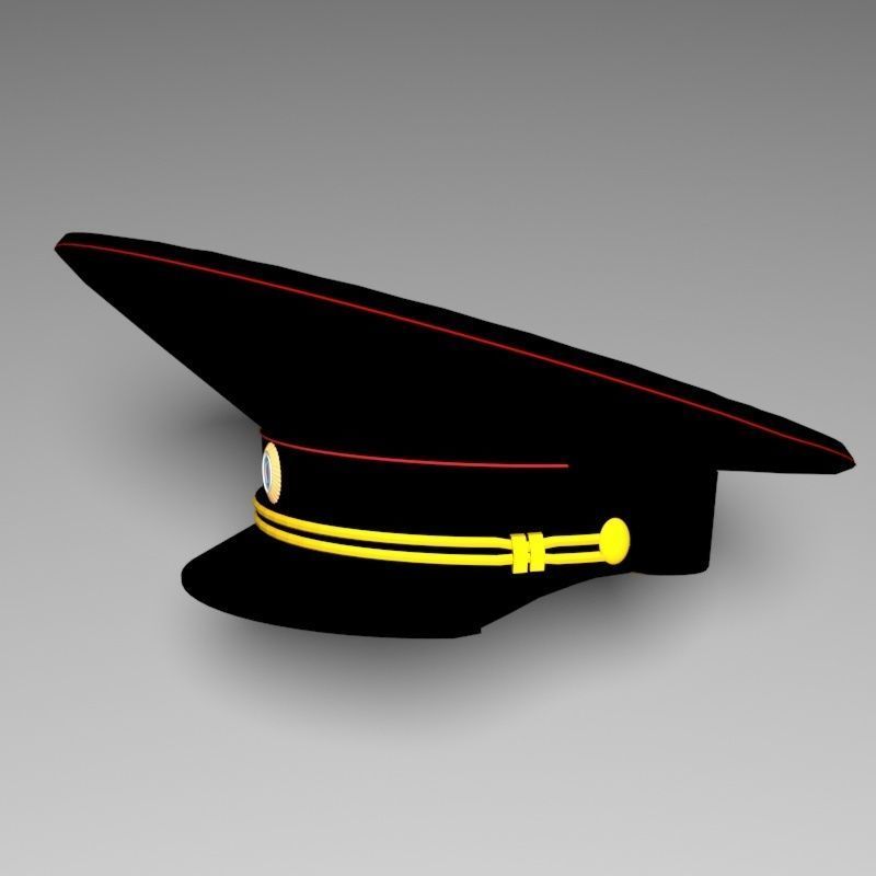 Russian police hat 3D model | CGTrader