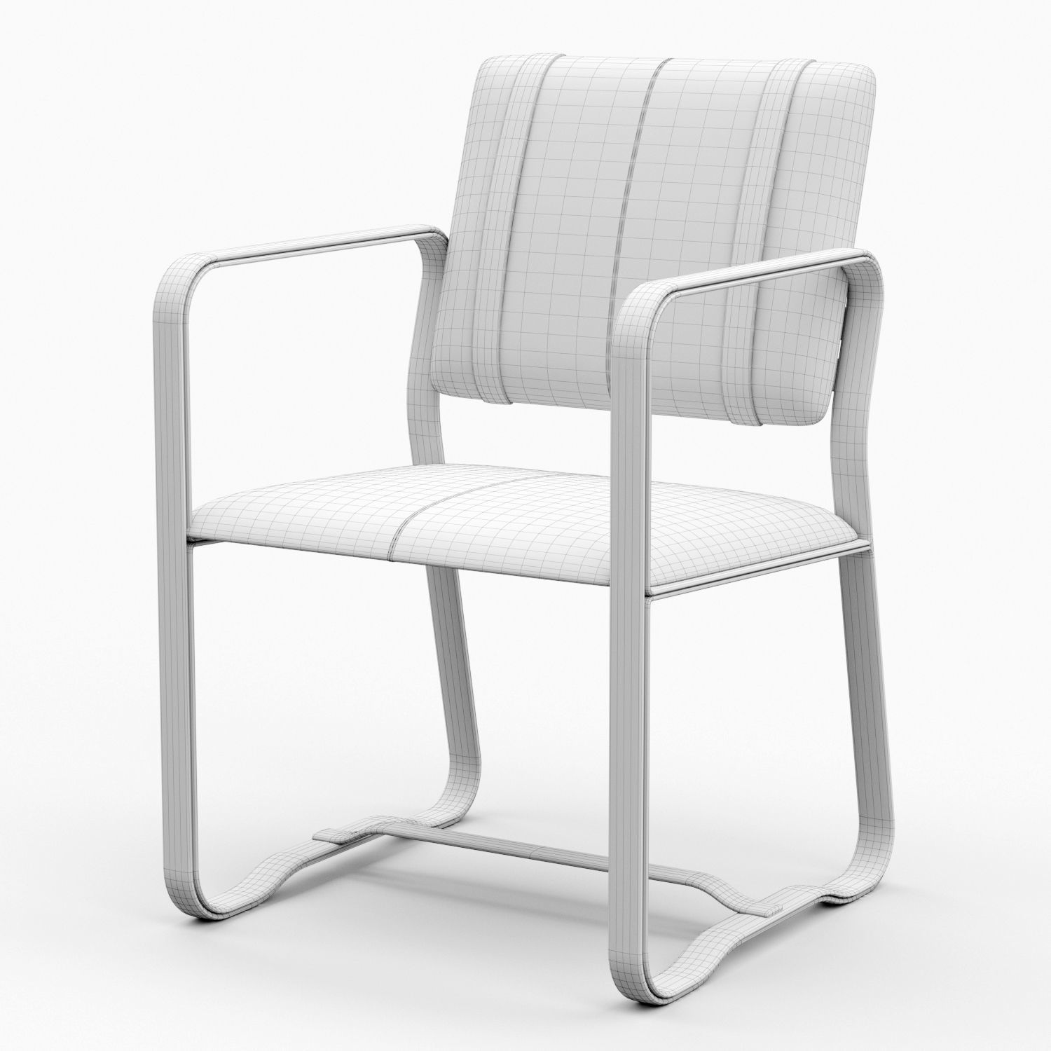 Buckle Desk Chair 3D model | CGTrader