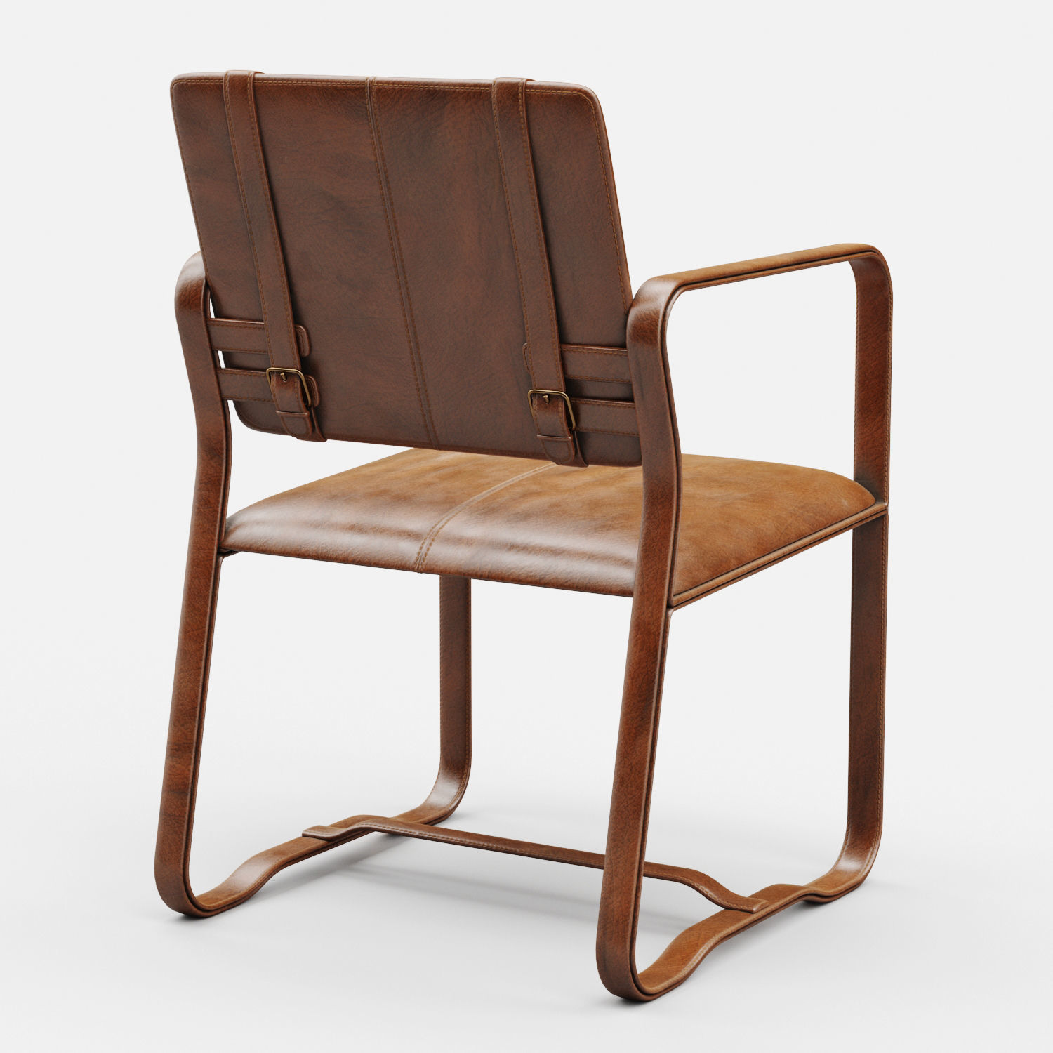 Buckle Desk Chair 3D model | CGTrader