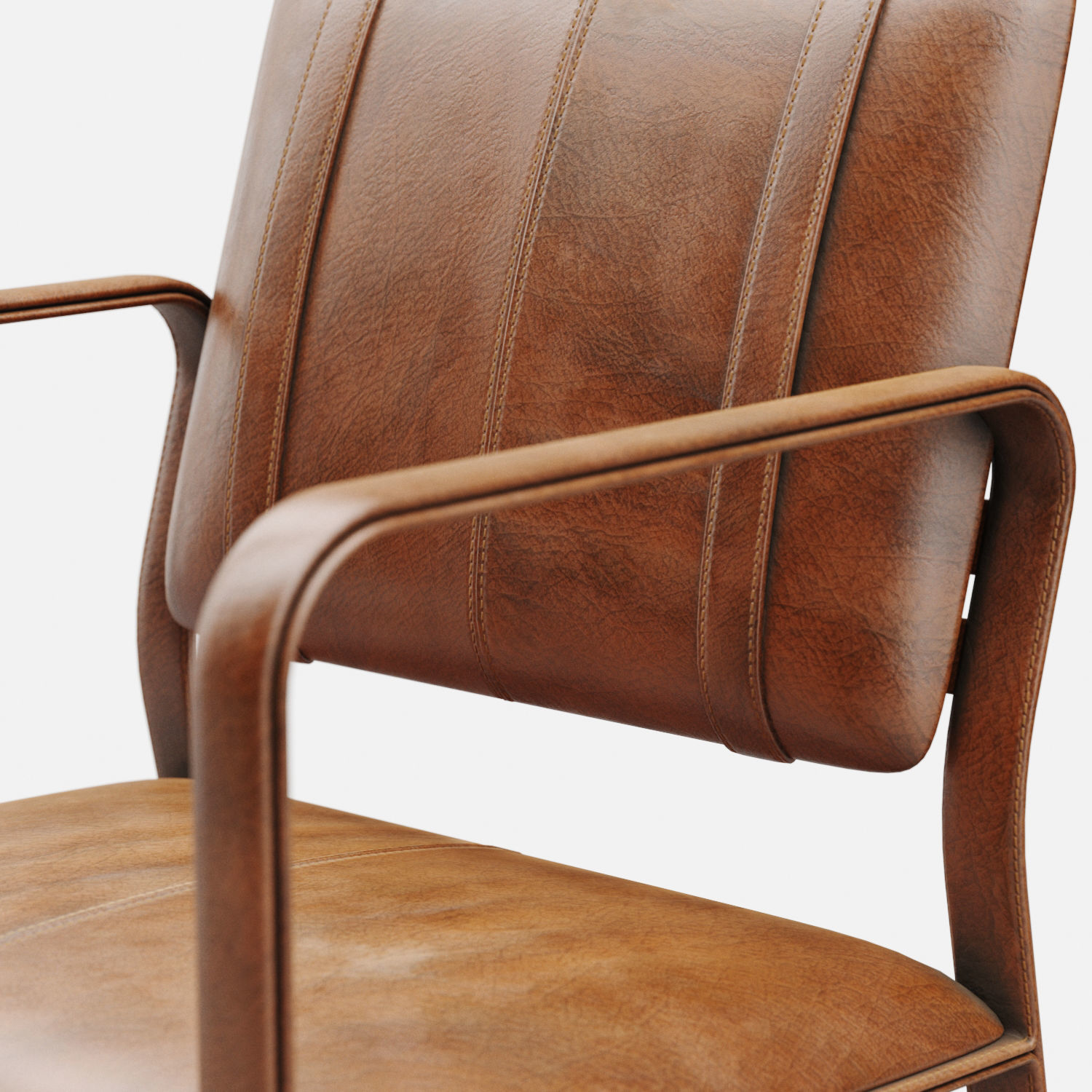 Buckle Desk Chair 3D model | CGTrader
