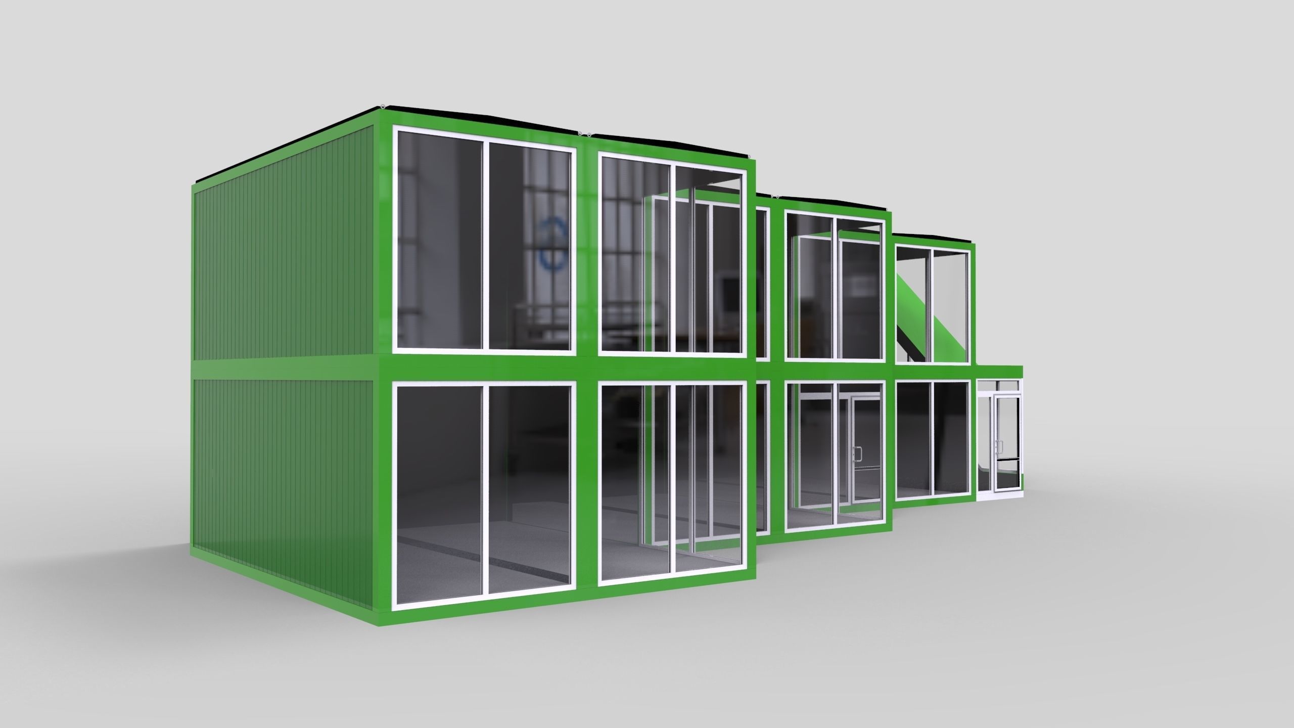 Modular building Mini mart 3D model | CGTrader