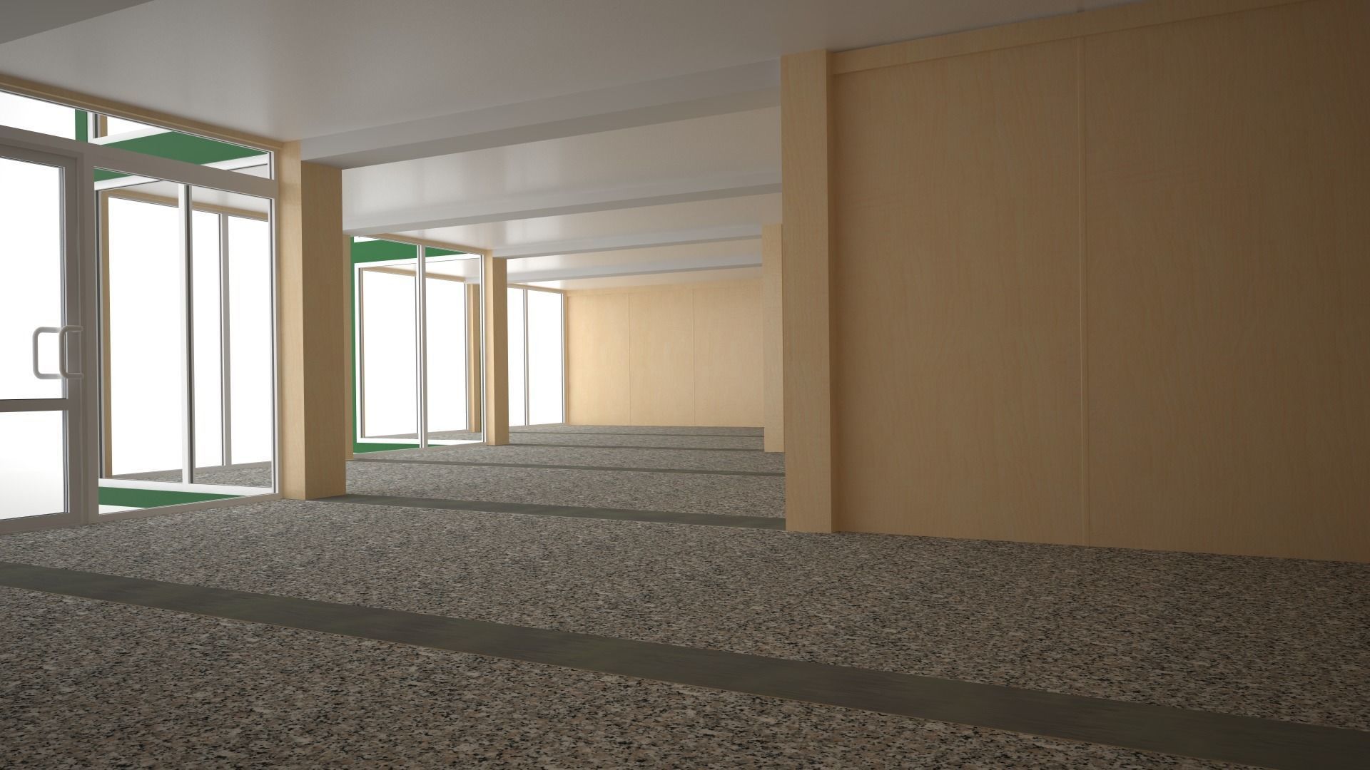 Modular building Mini mart 3D model | CGTrader