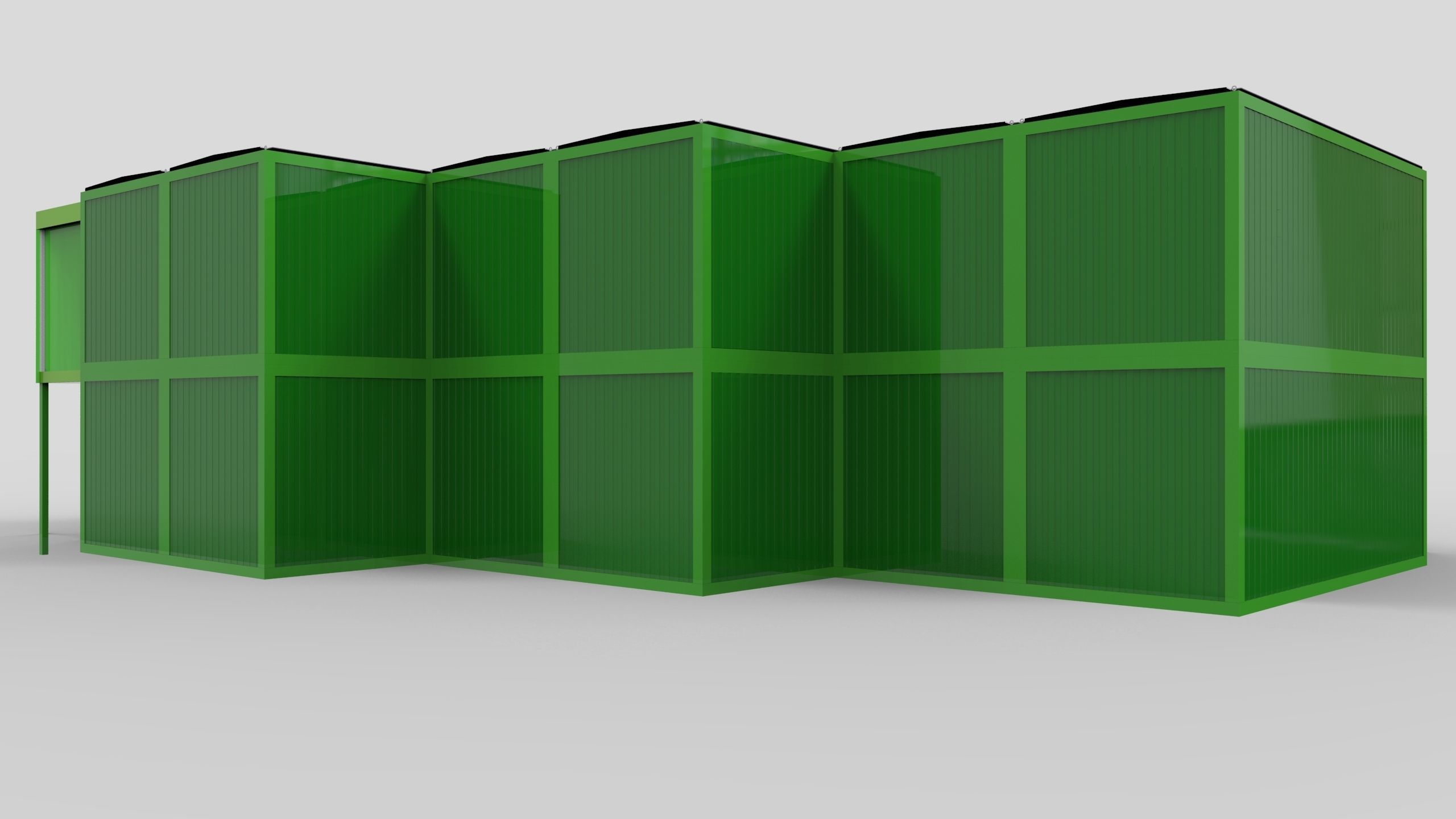 Modular building Mini mart 3D model | CGTrader