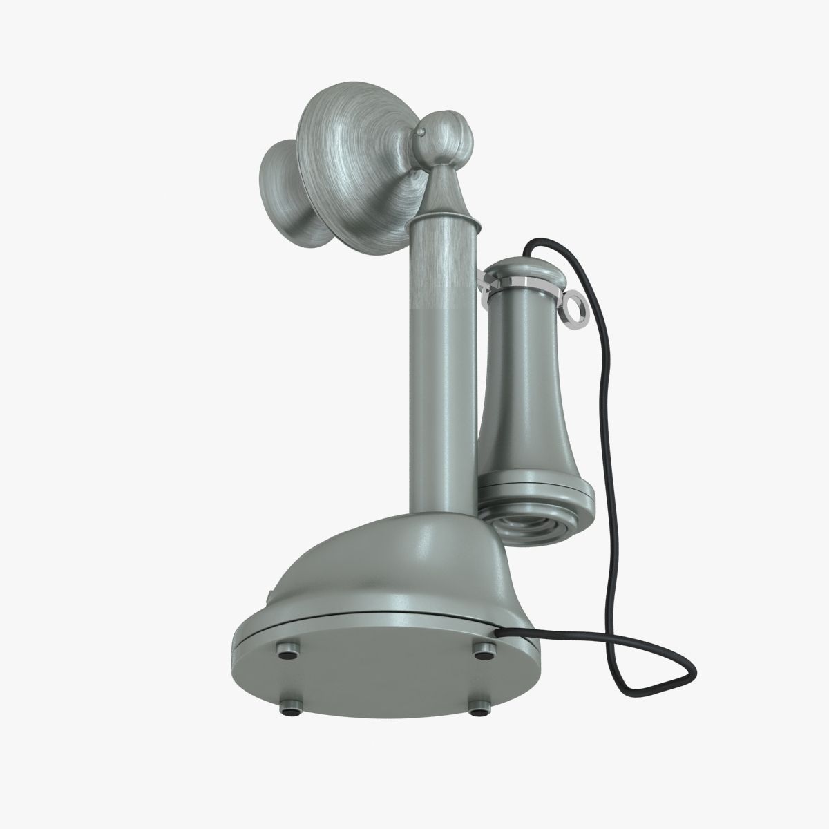 Crosley Old Candlestick Phone 3D model | CGTrader