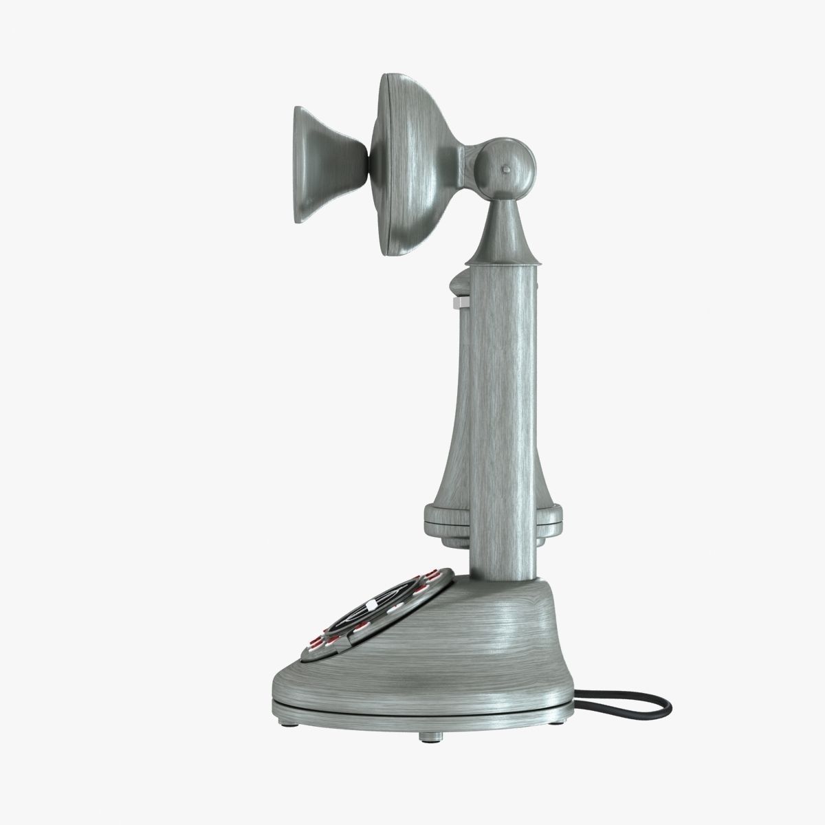 Crosley Old Candlestick Phone 3D model | CGTrader