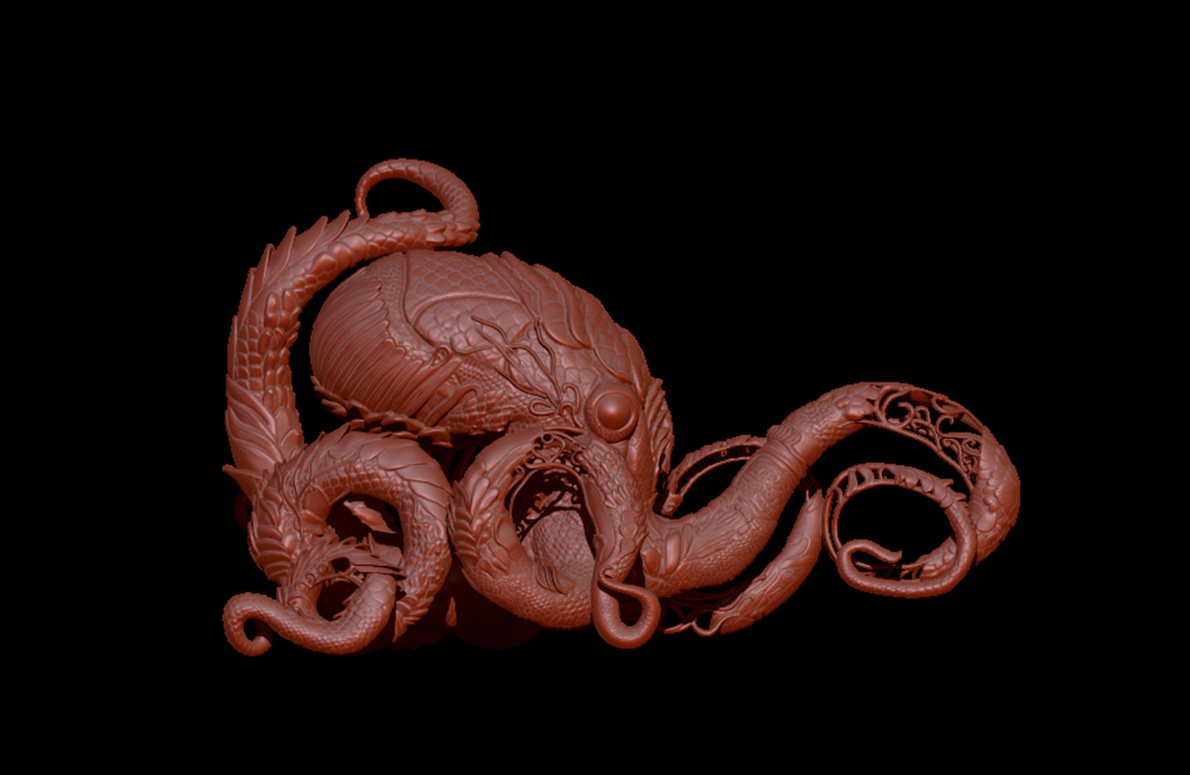 OCTOPUS 3D Model 3D model 3D printable | CGTrader