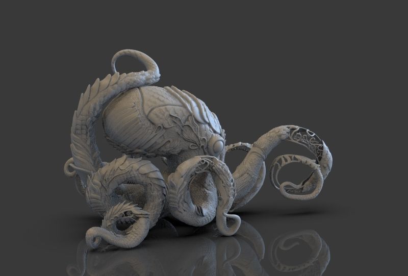 OCTOPUS 3D Model 3D model 3D printable | CGTrader