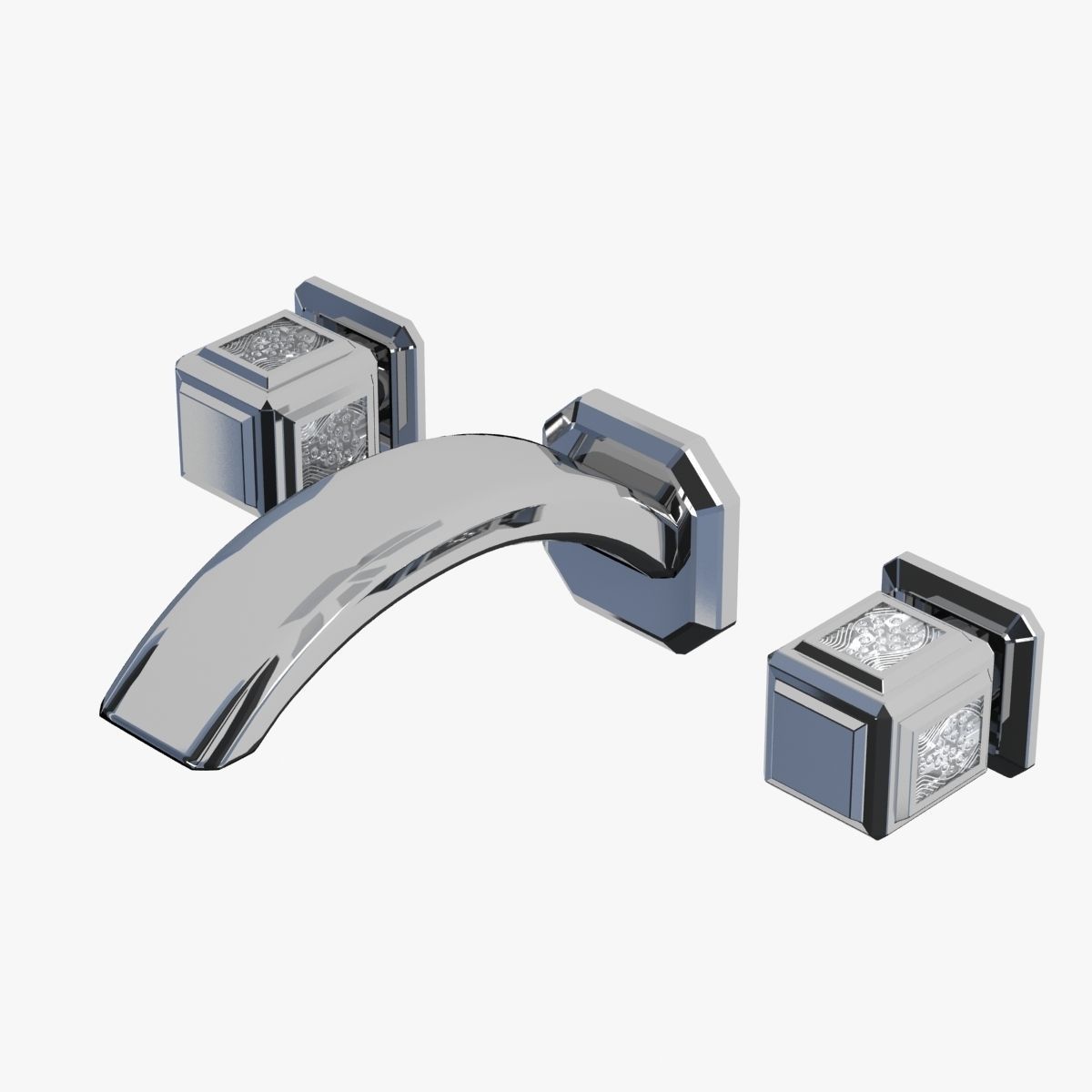 Bath Faucet Thg Paris Lalique Metropolis 3D model | CGTrader