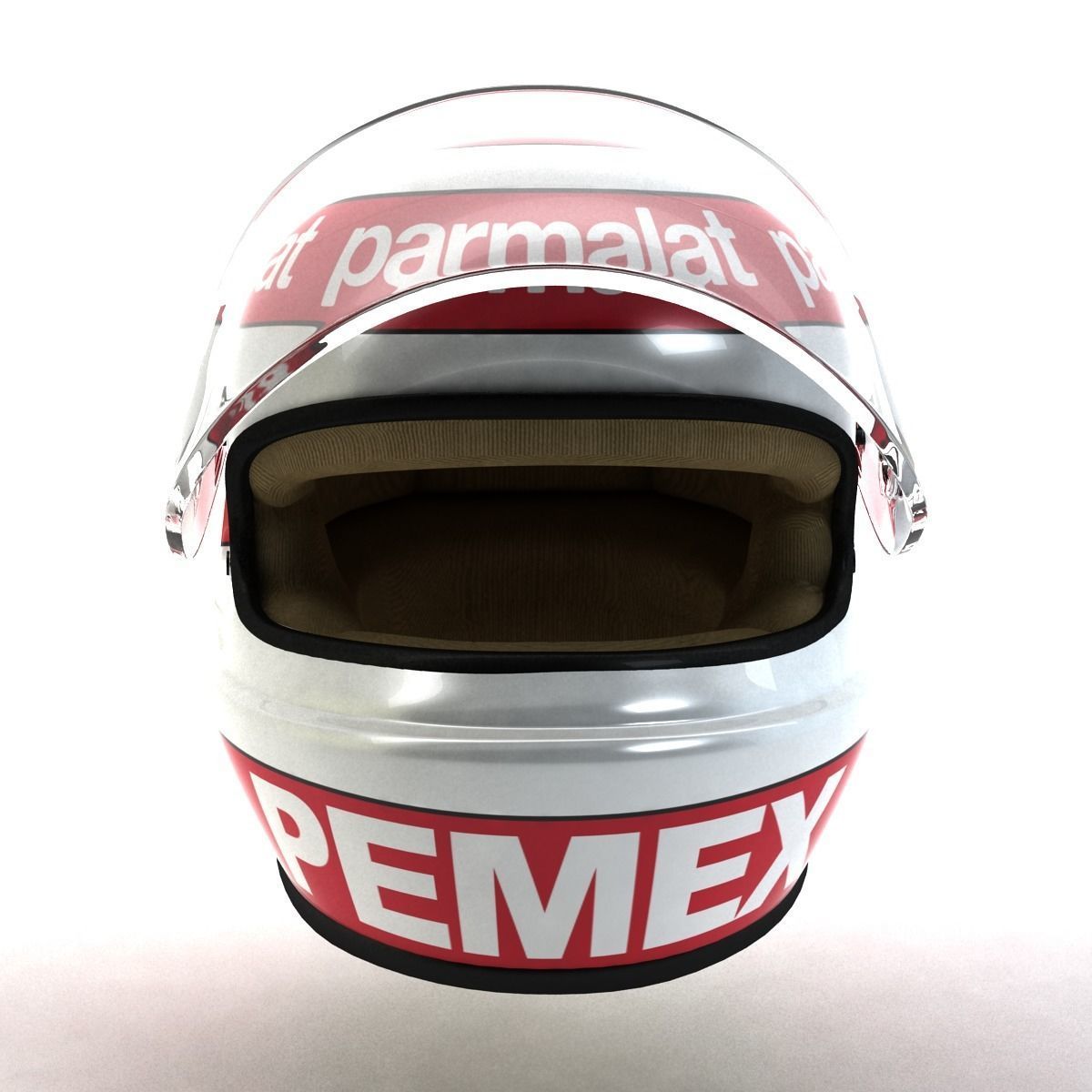3D model Nelson Piquet Helmet 1983 VR / AR / low-poly rigged | CGTrader