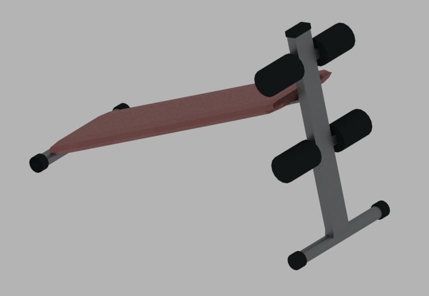 3D gym equipment free 3D model | CGTrader