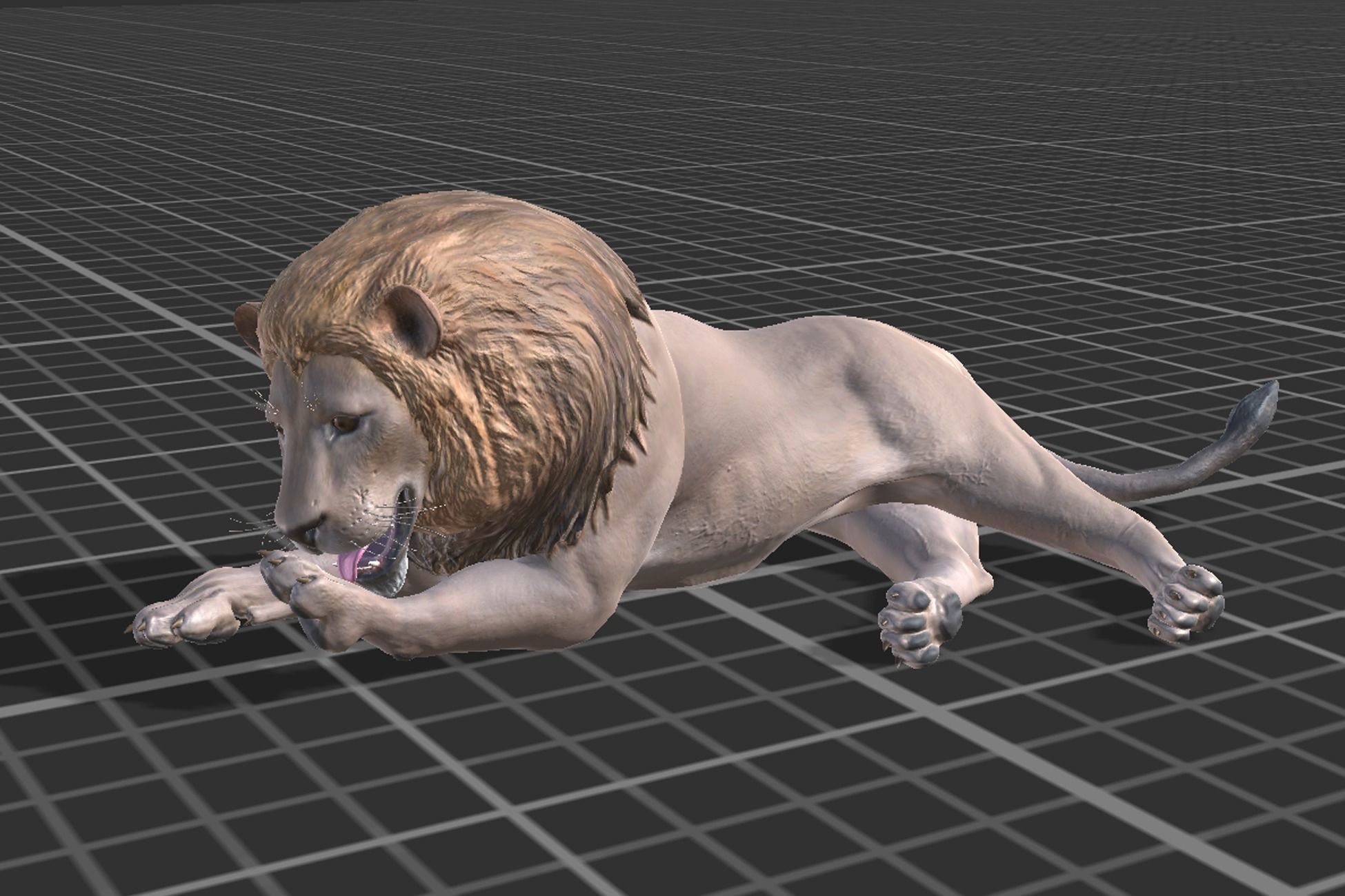 3D model African Lion VR / AR / low-poly rigged animated | CGTrader