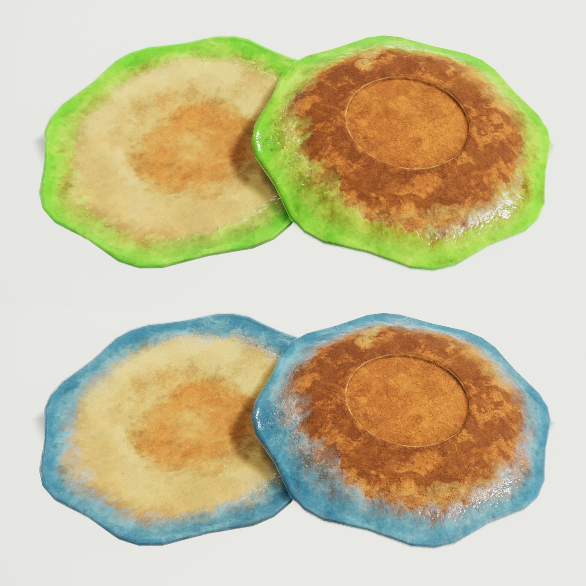 3D model Teacup and Saucer Colors VR / AR / low-poly | CGTrader