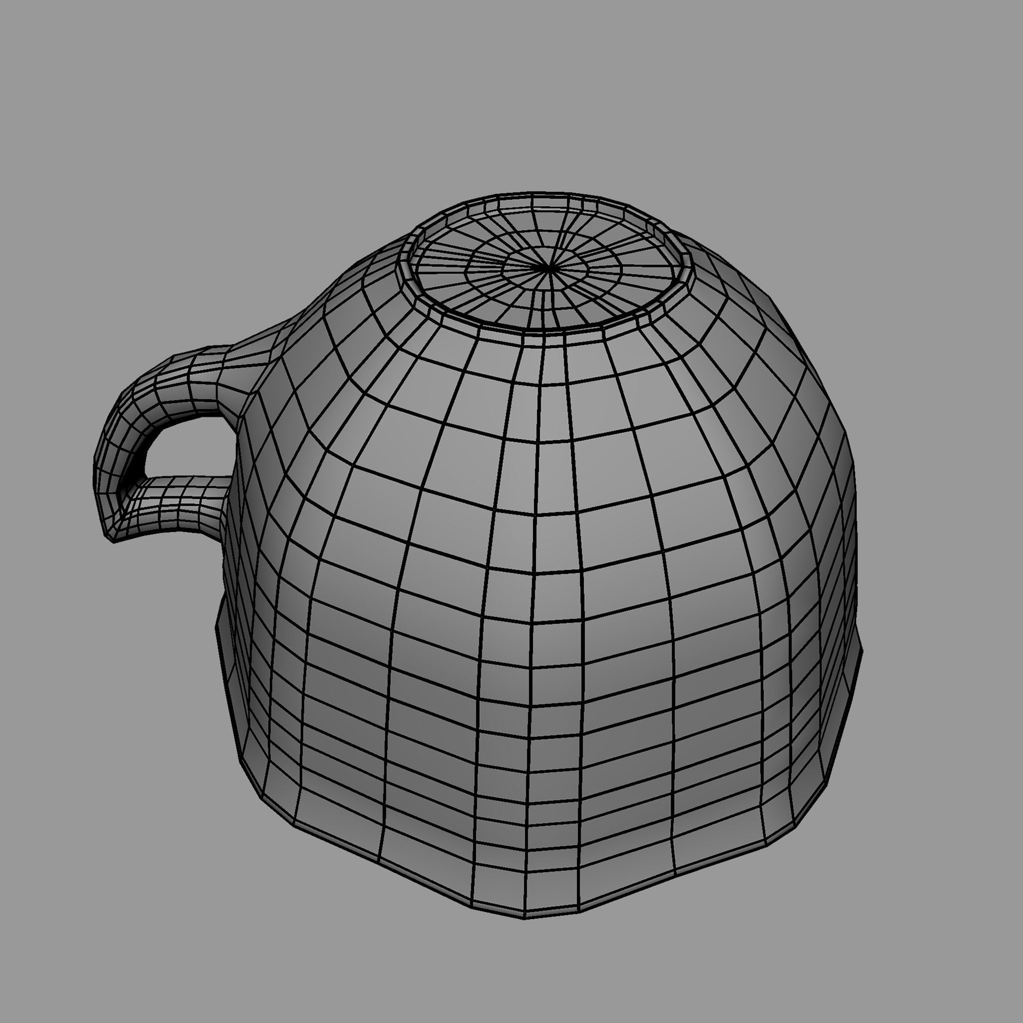 3D model Teacup and Saucer Purple Glazed VR / AR / low-poly | CGTrader