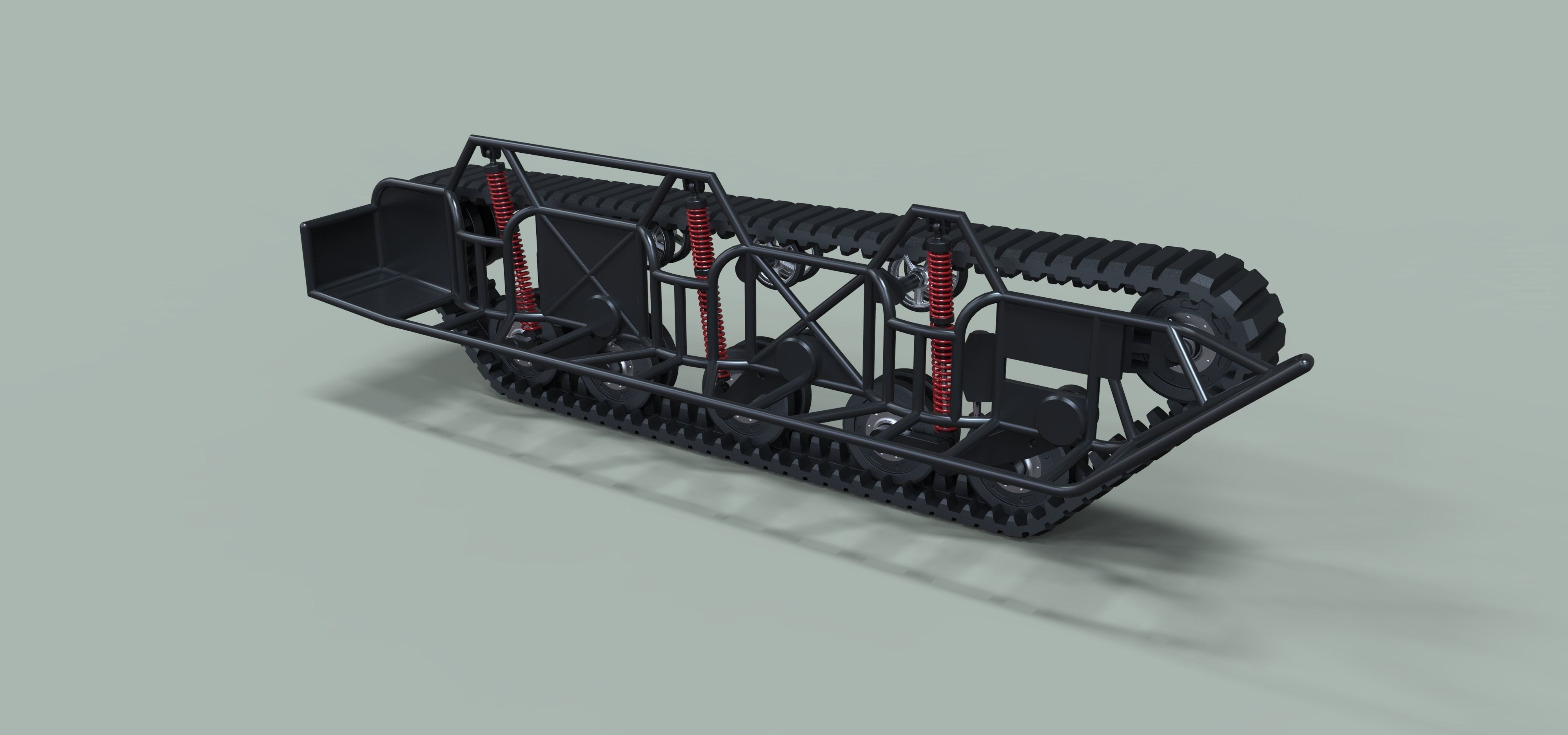 Track suspension 3D model | CGTrader