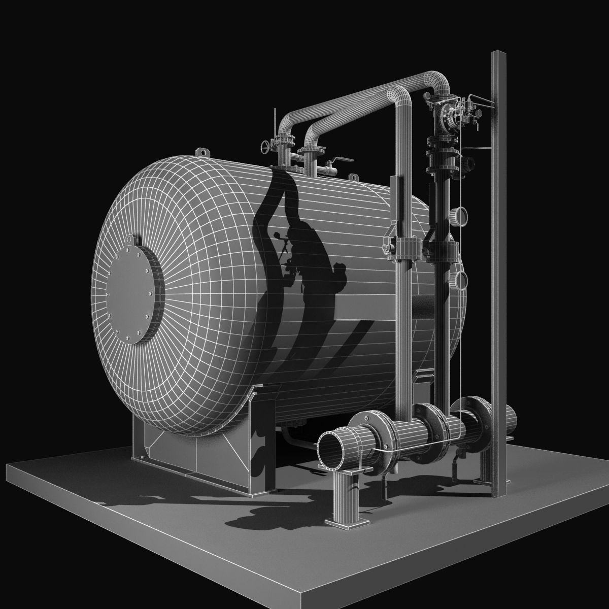 Fire Water Tank 3D model | CGTrader