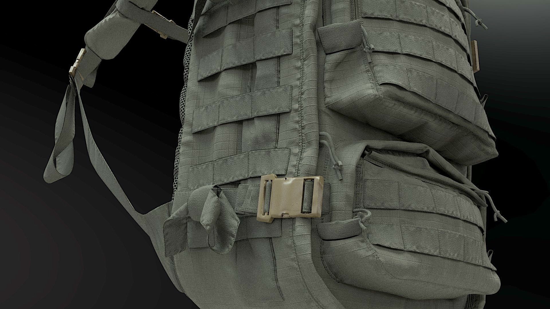 SOLDIER Backpack Tactical Pegasus 3D model | CGTrader